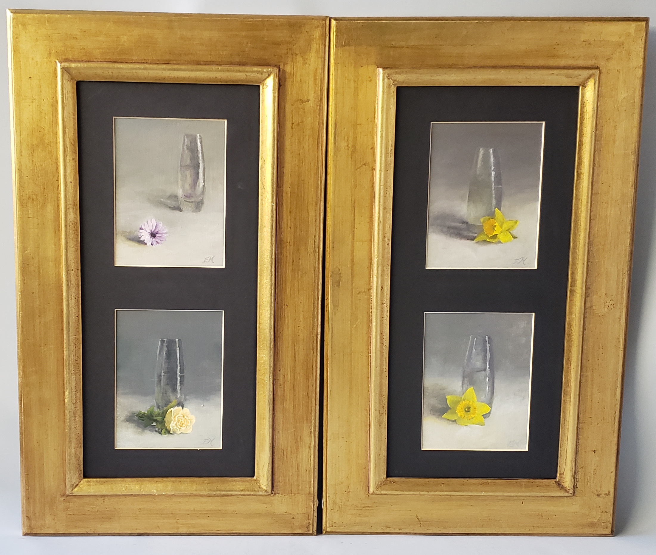 Evelyn Ann McFarlane Contemporary Oil on Board Still Life Painting ...