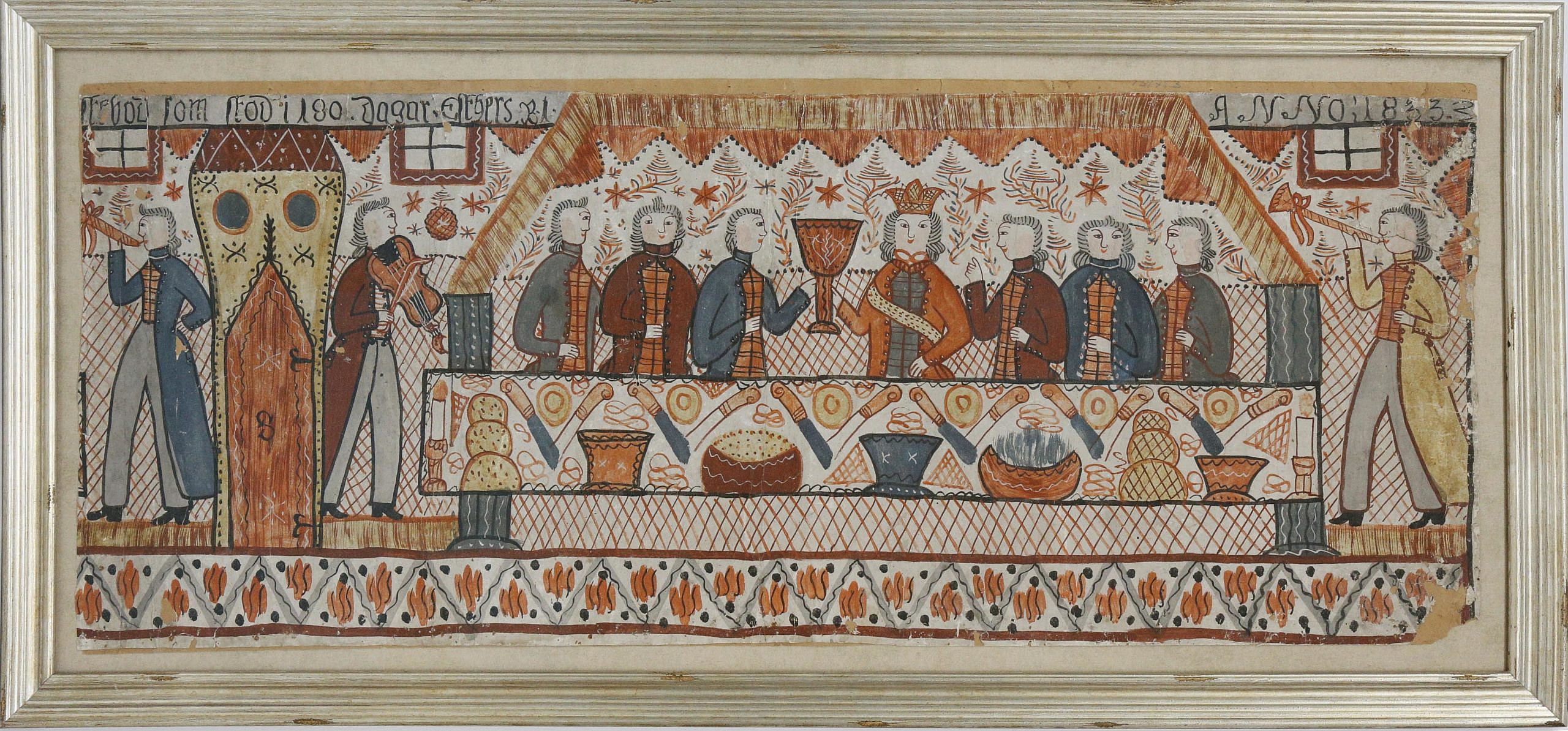 Swedish Folk Art Bonad circa 1833 - Swedish Folk Art Bonad, circa 1833 ...