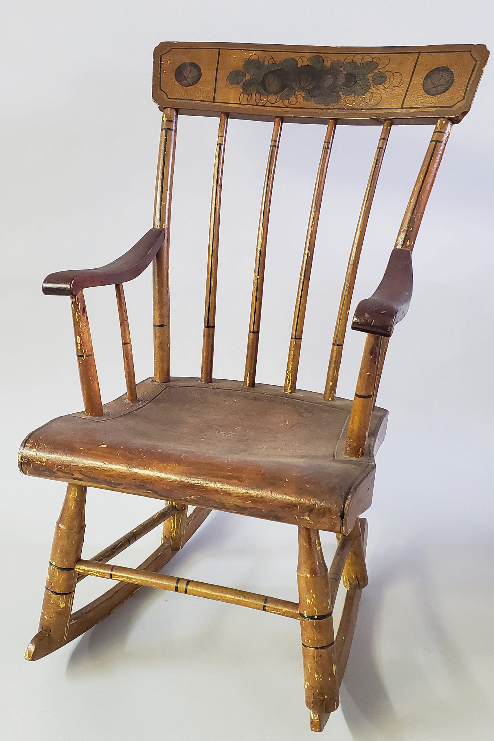19th Century Windsor New England Child's Chair - New England Child's ...