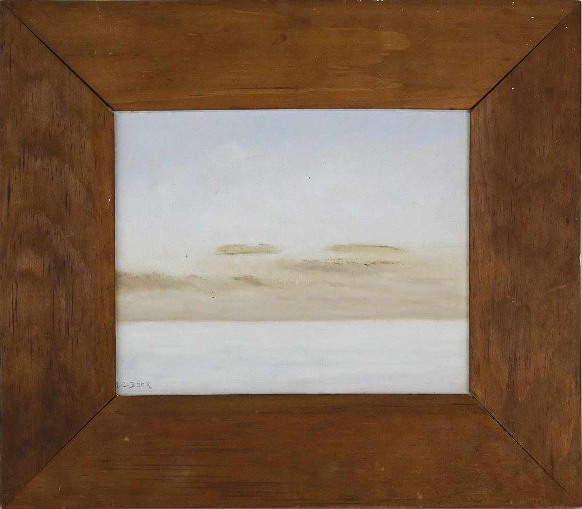 Richard Beer Scarce Oil on Board "Tranquil Dunes" - Richard Beer Scarce ...