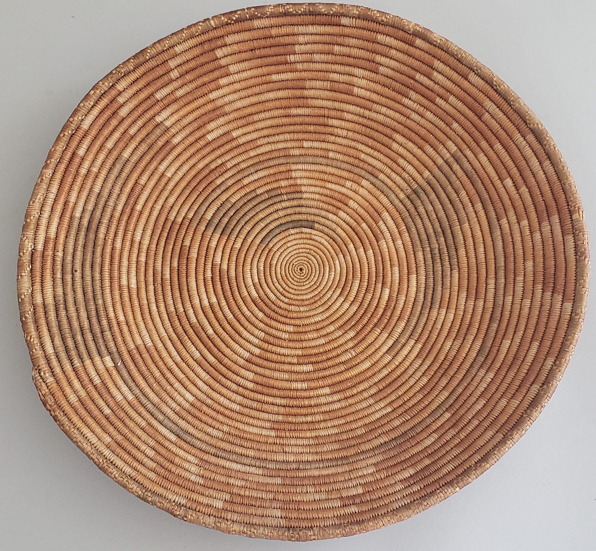 Papago Coiled Round Plate Charger Basket - Papago Coiled Round Shallow ...