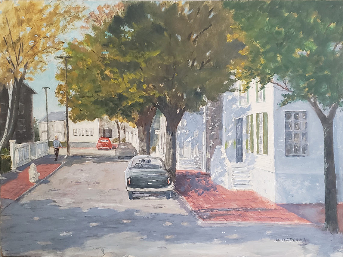 James Dodwell Nantucket Oil Painting - James L. Dodwell Oil on Artist's ...