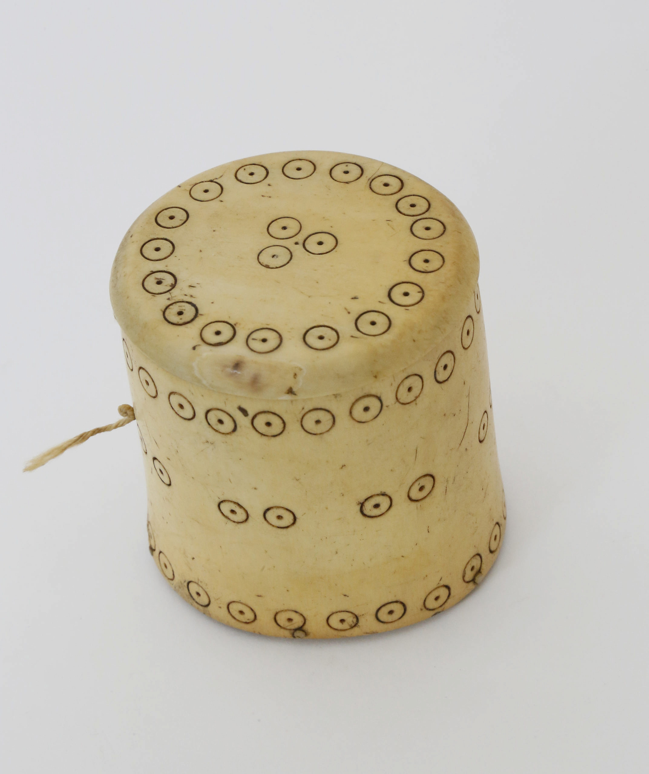 Antique Whale Ivory Scrimshaw Covered Box - Antique Whale Ivory ...