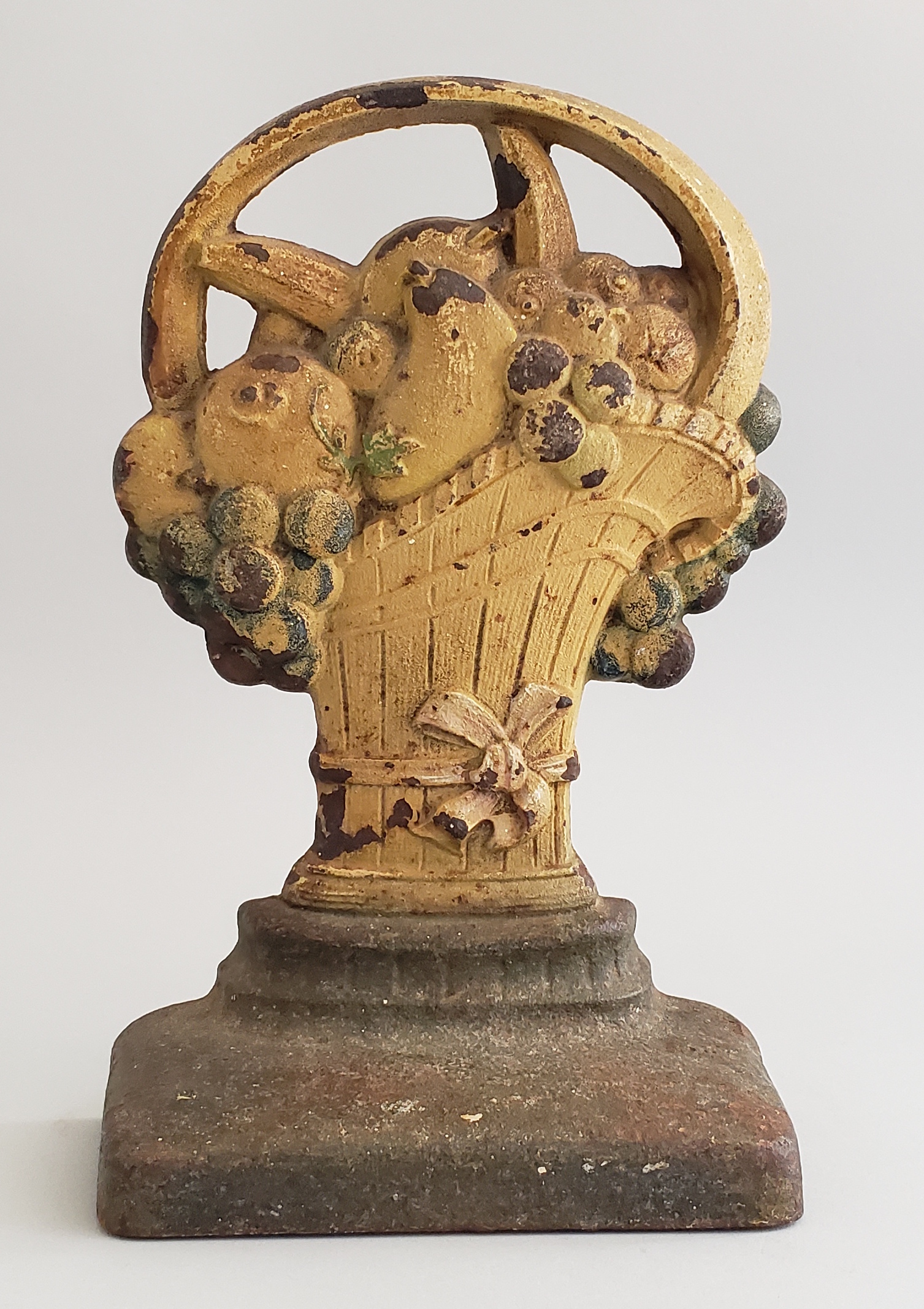 Judd Mfg Co Cast Iron Doorstop 1252 - Antique Judd Cast Iron Fruit ...