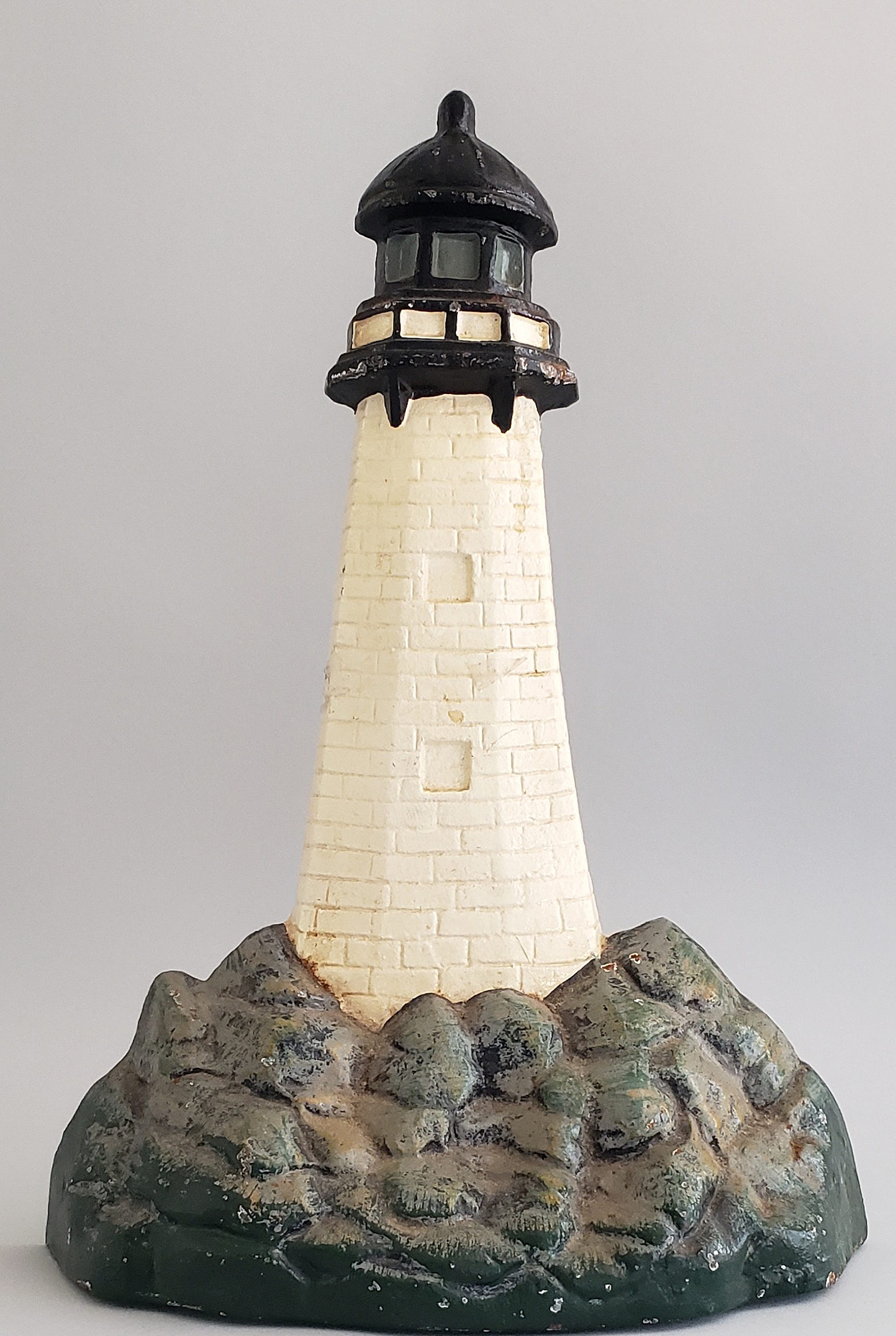 Cast Iron Lighthouse Doorstop - Oversized Cast Iron Lighthouse Doorstop ...