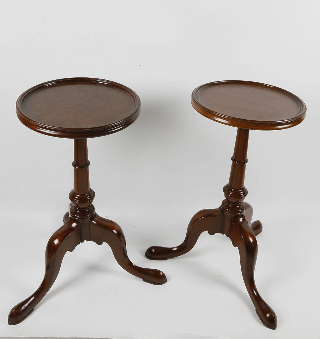 Pair of Contemporary Mahogany Brandy Stands - Pair of Contemporary ...