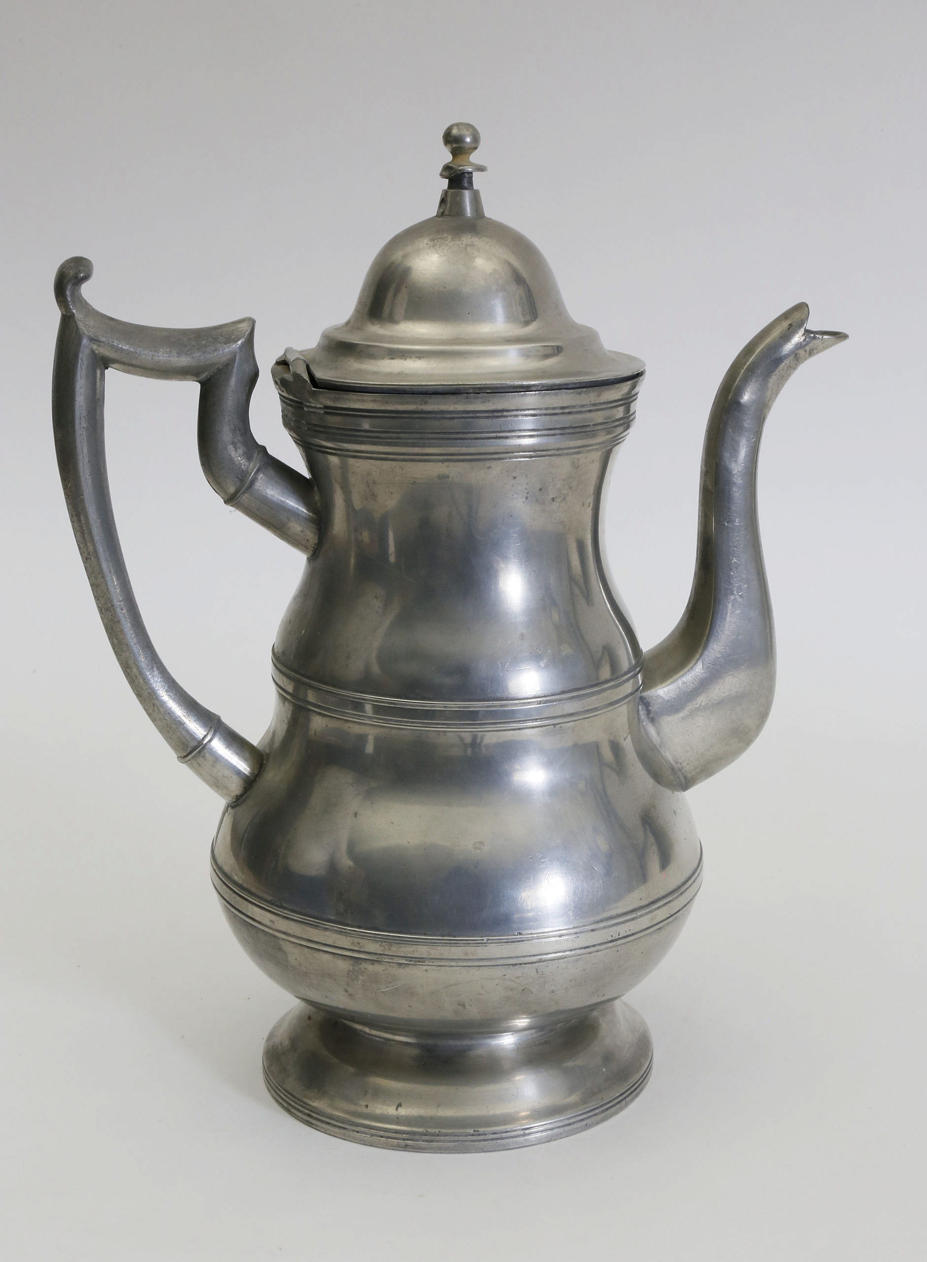 American Pewter Coffee Pot by Boardman & Co. mid 19th Century ...