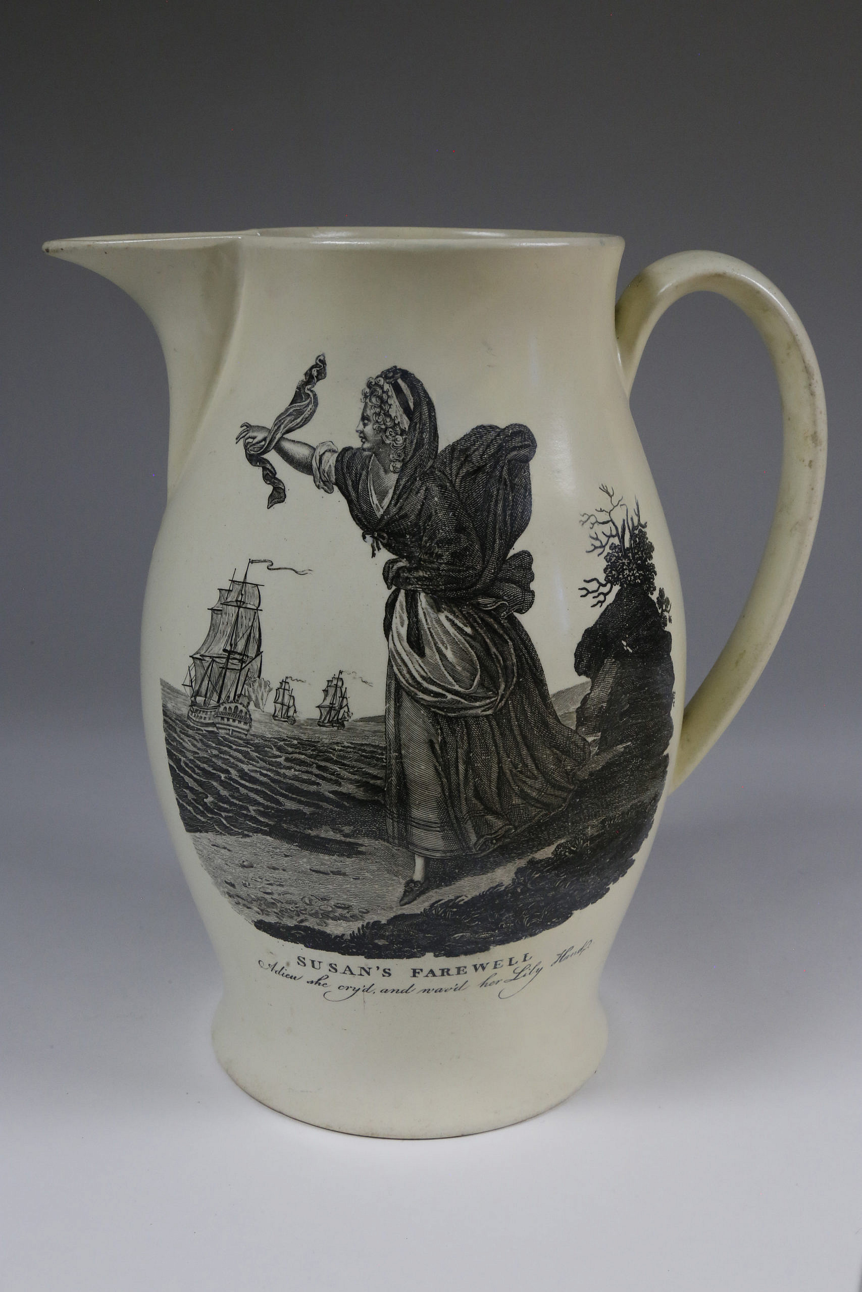 “Susan’s Farewell” Liverpool Pitcher England 19th Century - “Susan’s ...