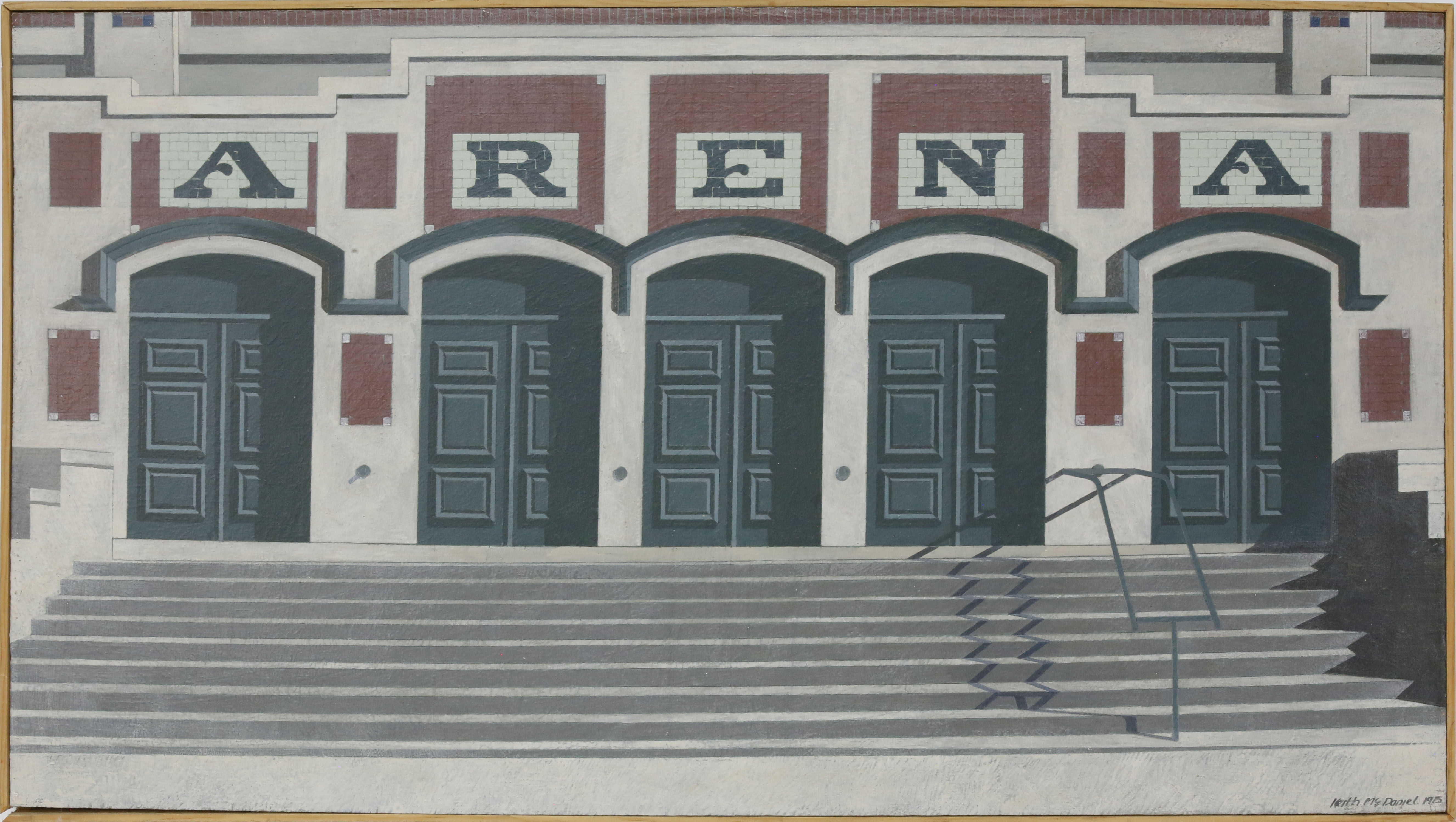 Keith McDaniel Oil on Canvas "Arena" Boston - Keith McDaniel Oil on ...