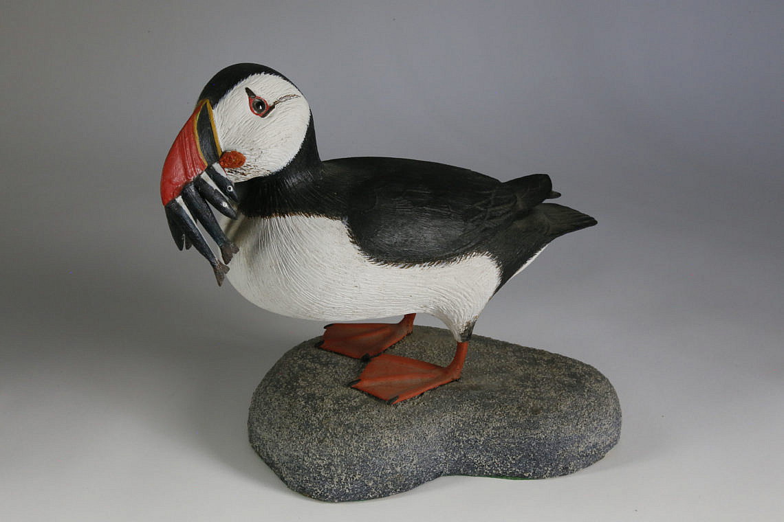 American Atlantic Puffin Decoy - J. Harvey American Atlantic Puffin ...
