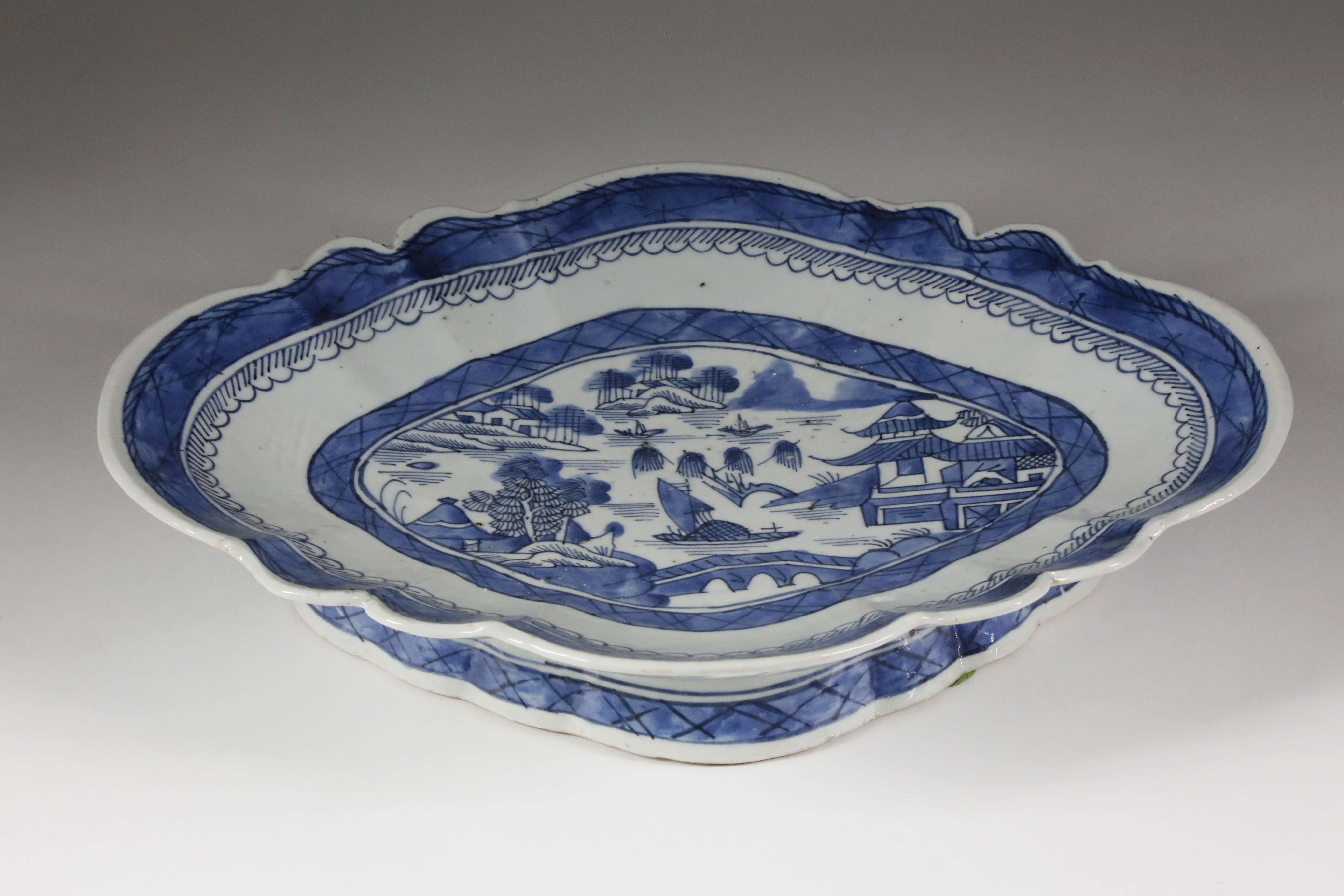 Canton Blue and White Curry Bowl circa 1840 - Canton Curry Bowl, circa ...