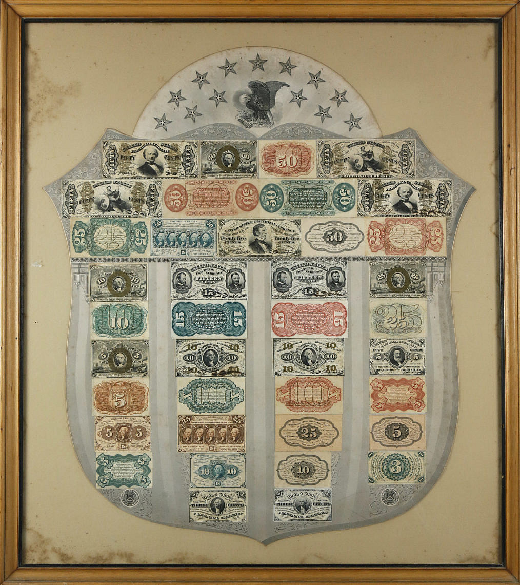 Francis E. Spinner Presentation 19th C. American Fractional Currency ...