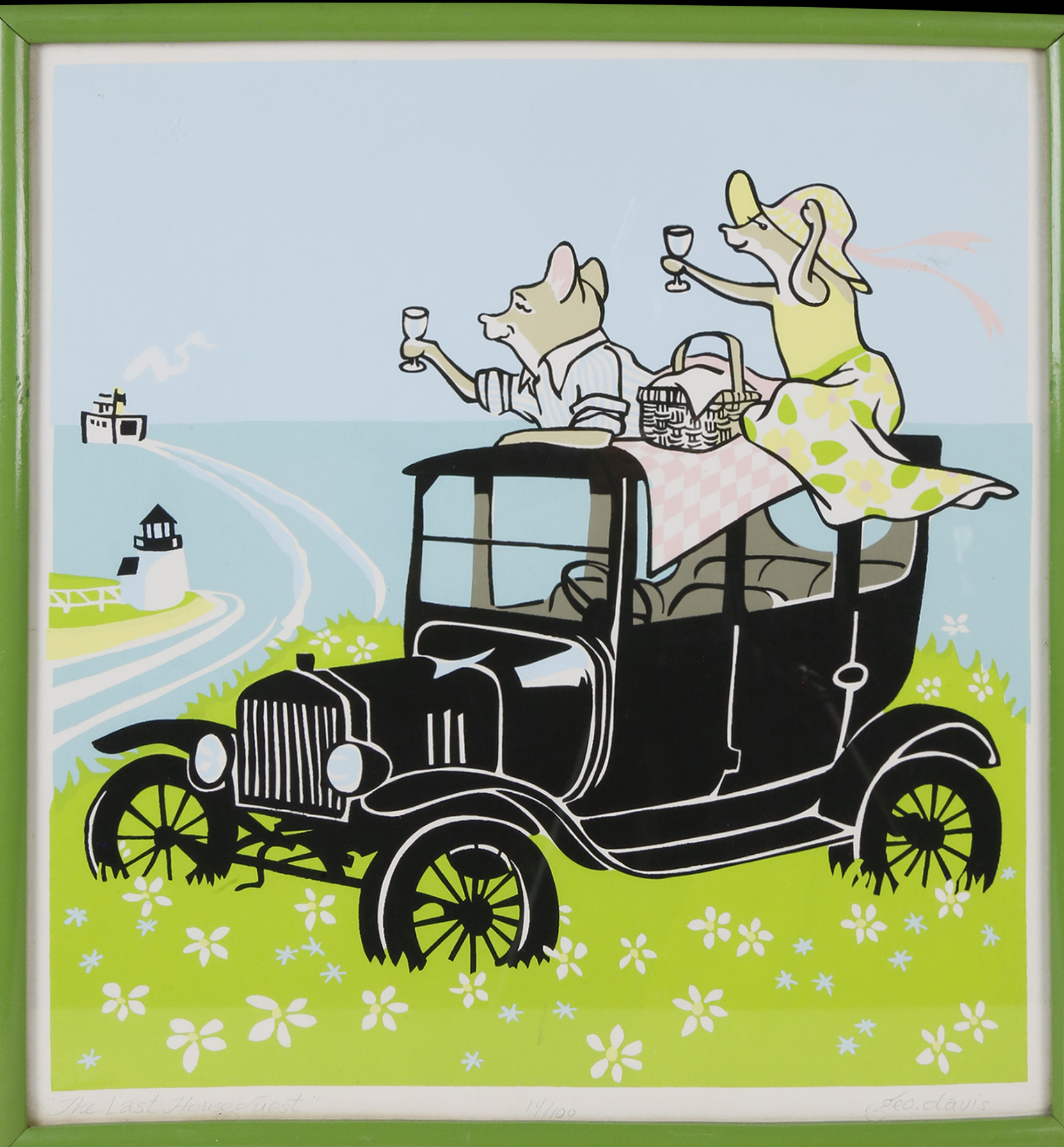 George Davis Limited Edition Silkscreen Print Titled "The Last ...