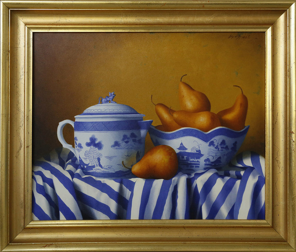 William Penniman Storck Oil on Canvas “Canton Still Life” - William ...