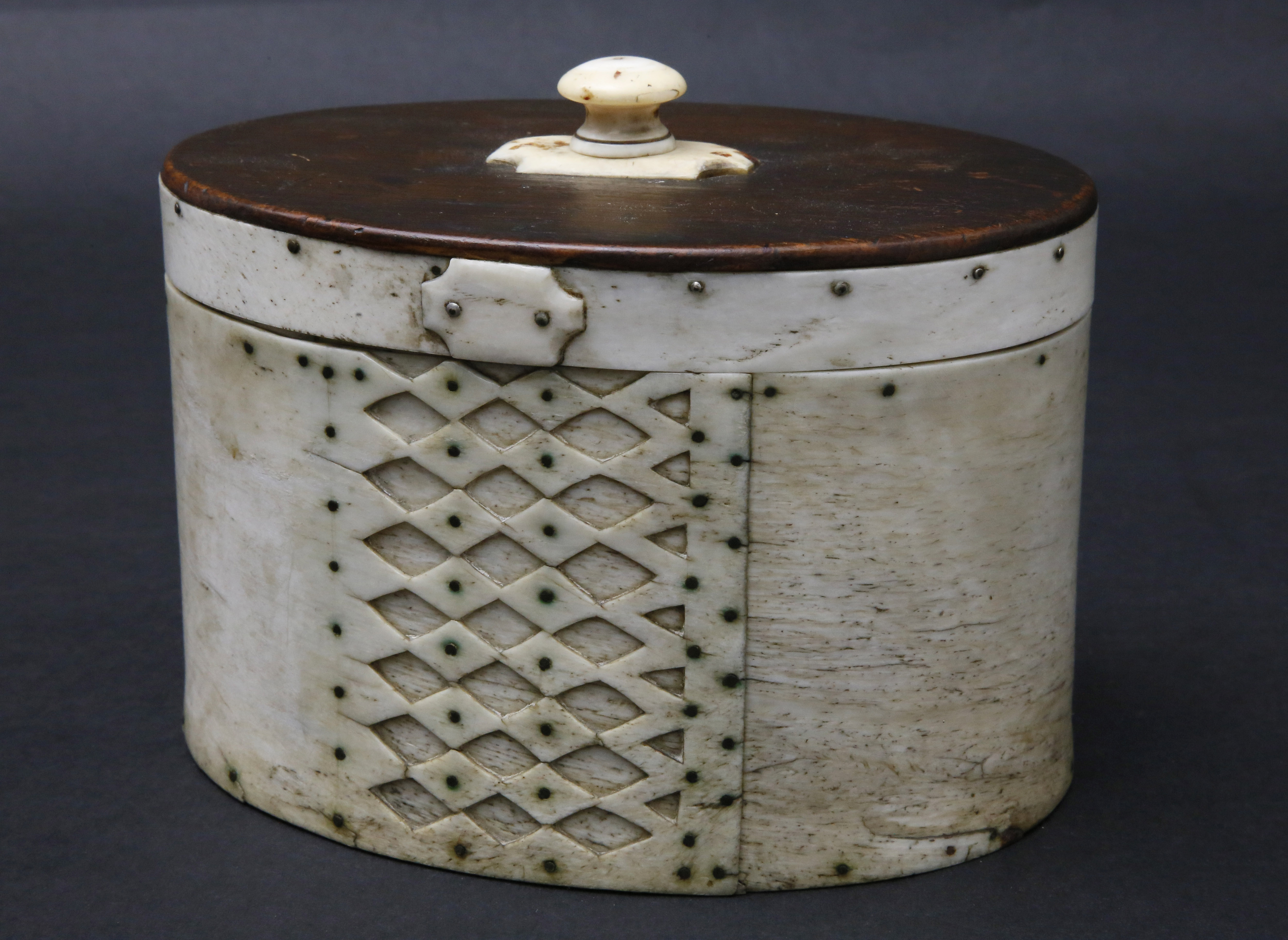 Antique Whalebone and Wood Ditty Box circa 1850 - Antique Whalebone and ...