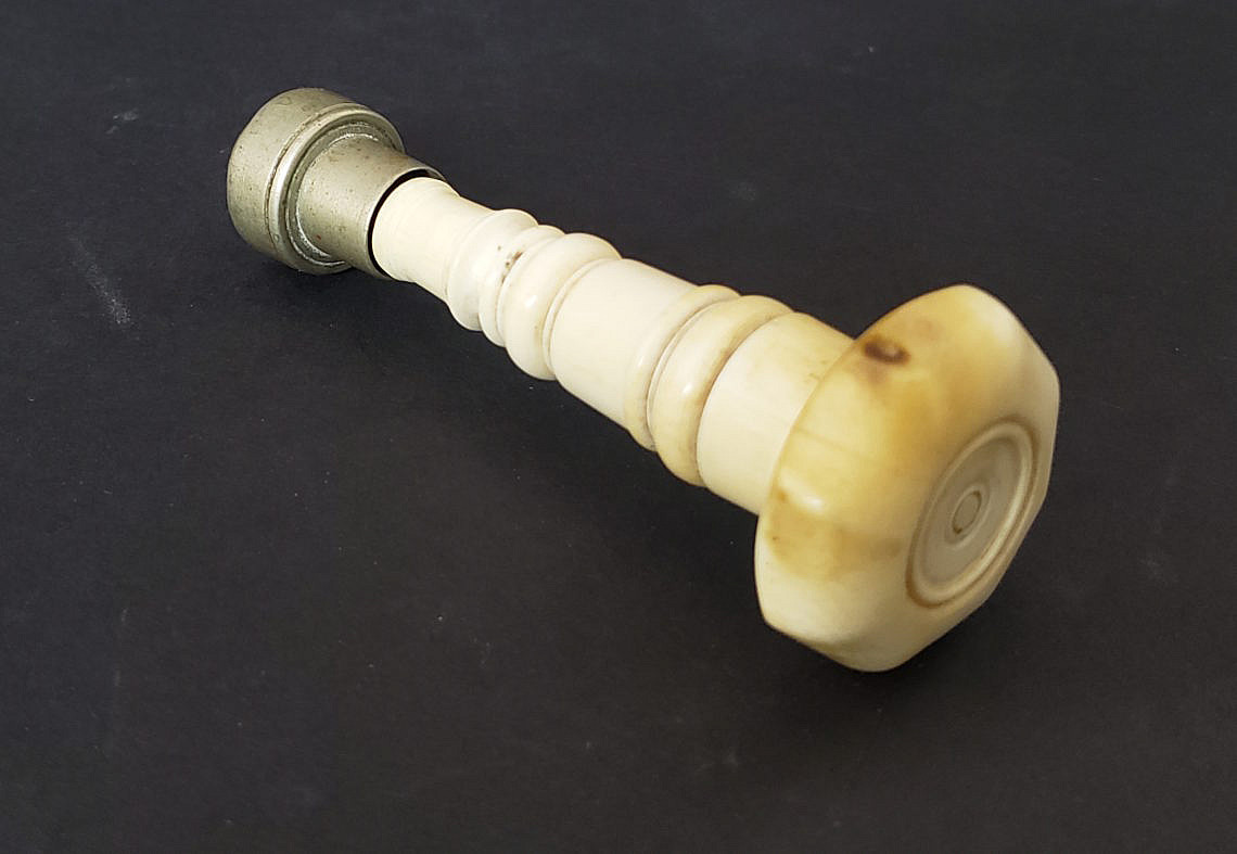 19th Century Sailor Made Ivory Wax Seal - Sailor Made Antique Whale ...