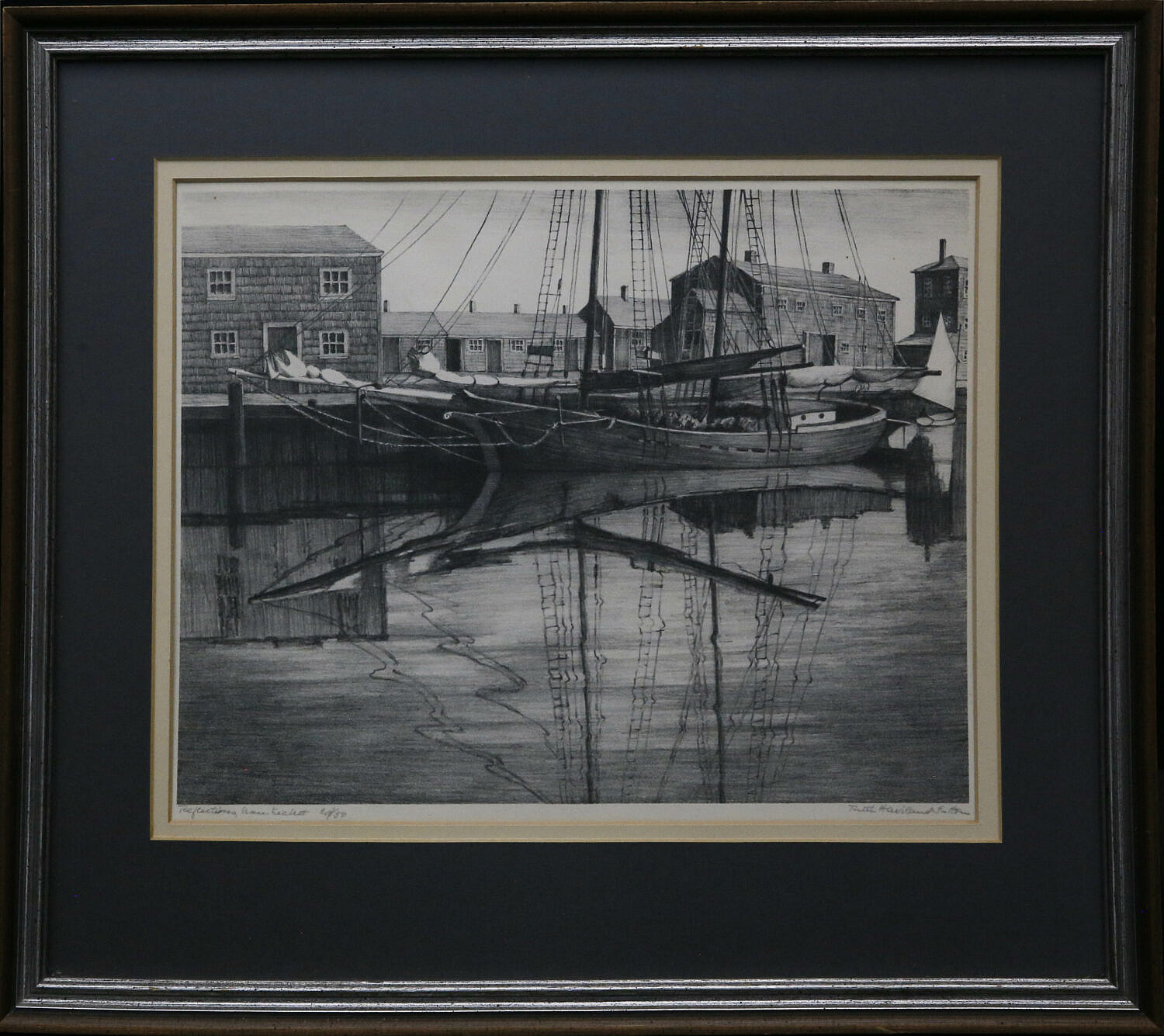 Ruth Haviland Sutton (1898-1960) Limited Edition Etching "Reflections ...