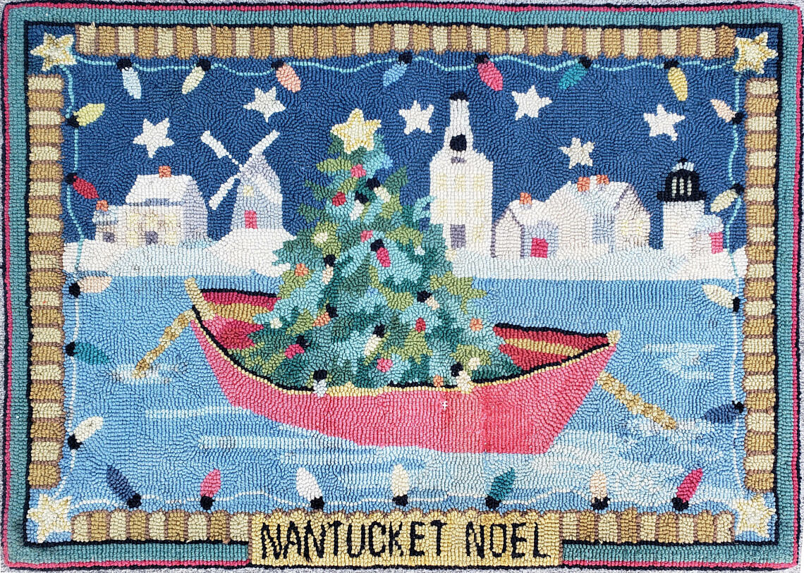 Claire Murray Nantucket Hooked Rug - Vintage Claire Murray, “Nantucket ...