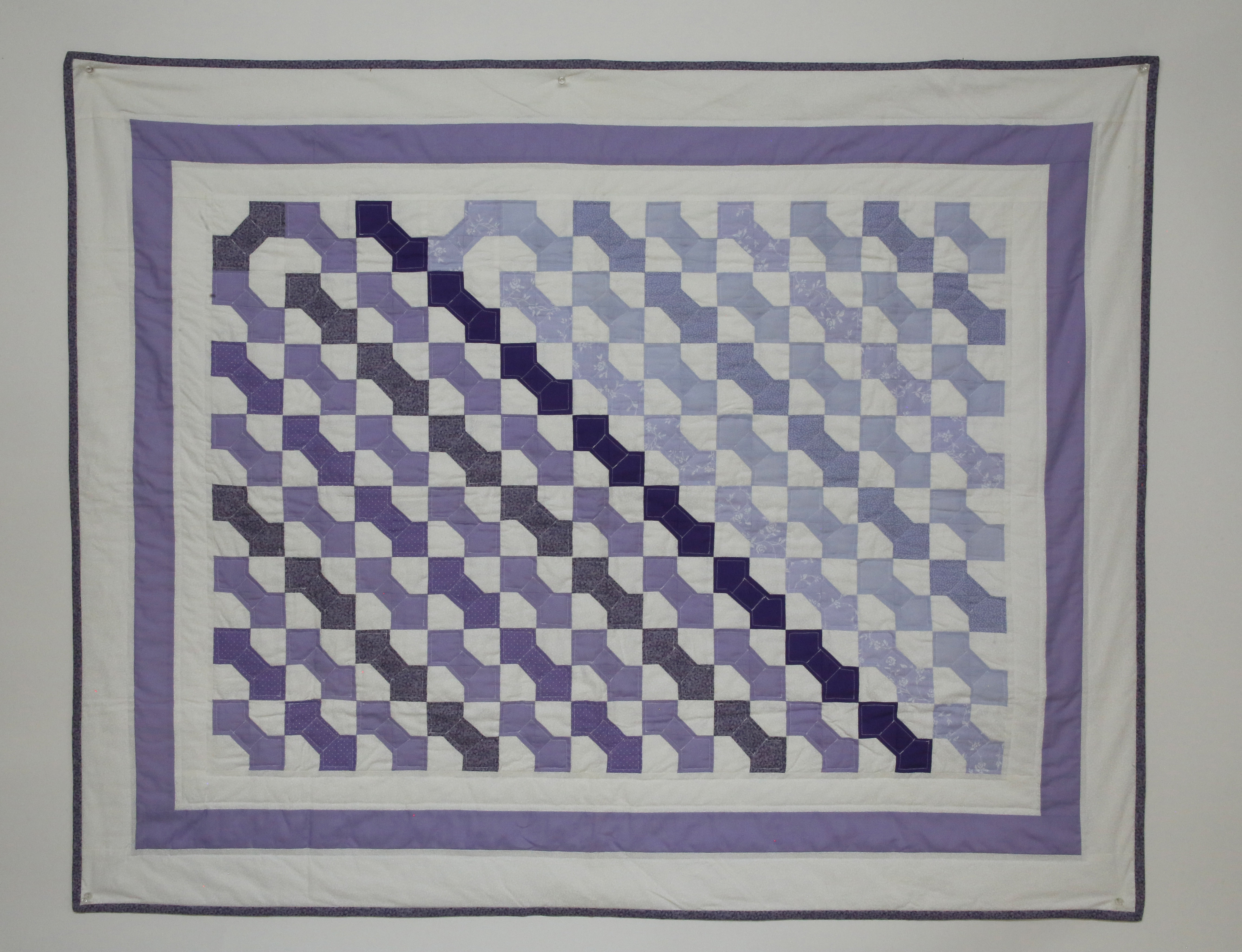 Shades of Lavender “Bow Tie” Patchwork Crib Quilt Contemporary - Shades ...