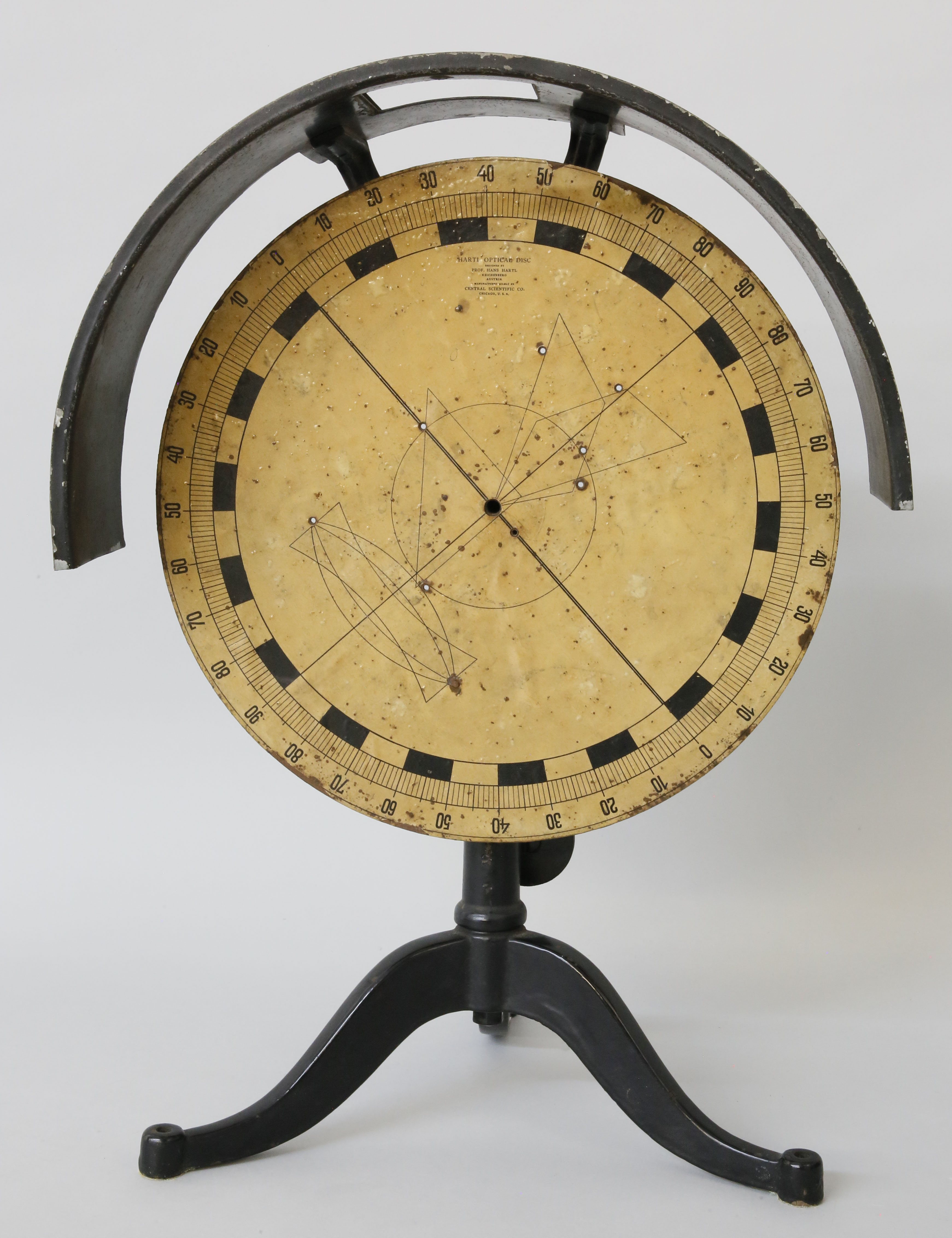 Hartl Optical Disc on Cast Iron Tripod Early 20th Century - Hartl ...