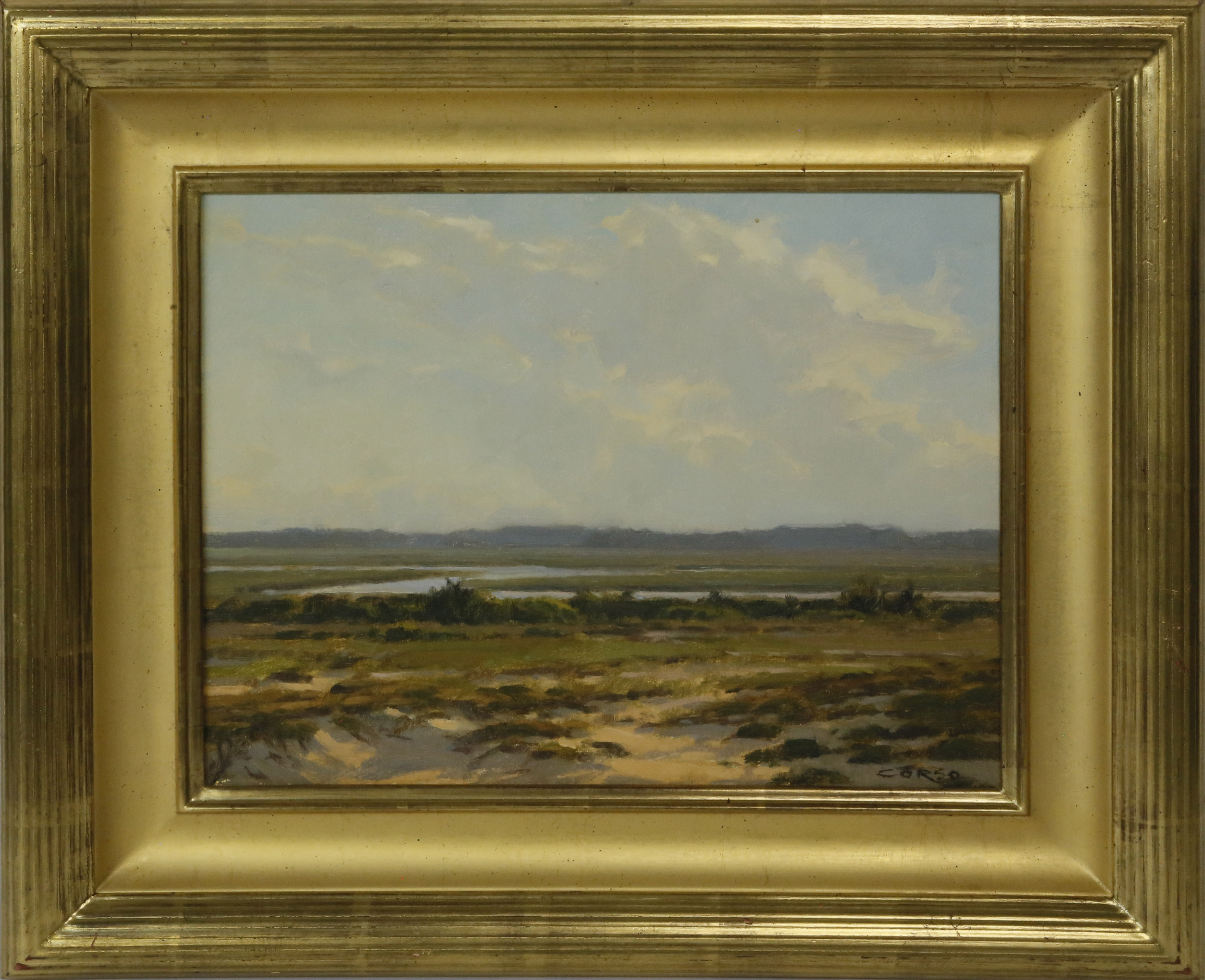 Frank Corso Oil on Canvas Board "Distant Views" - Frank Corso Oil on ...
