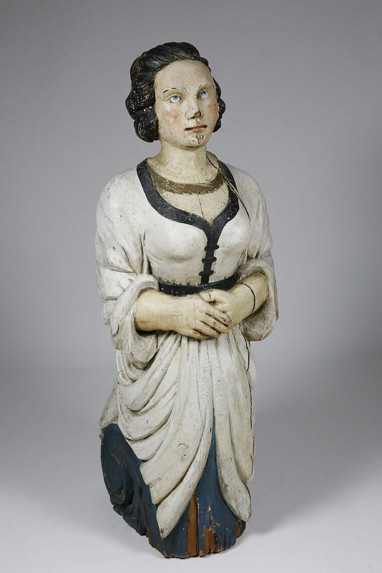 Polychrome Carved Pine Jenny Lind Ship's Figurehead mid 19th Century ...