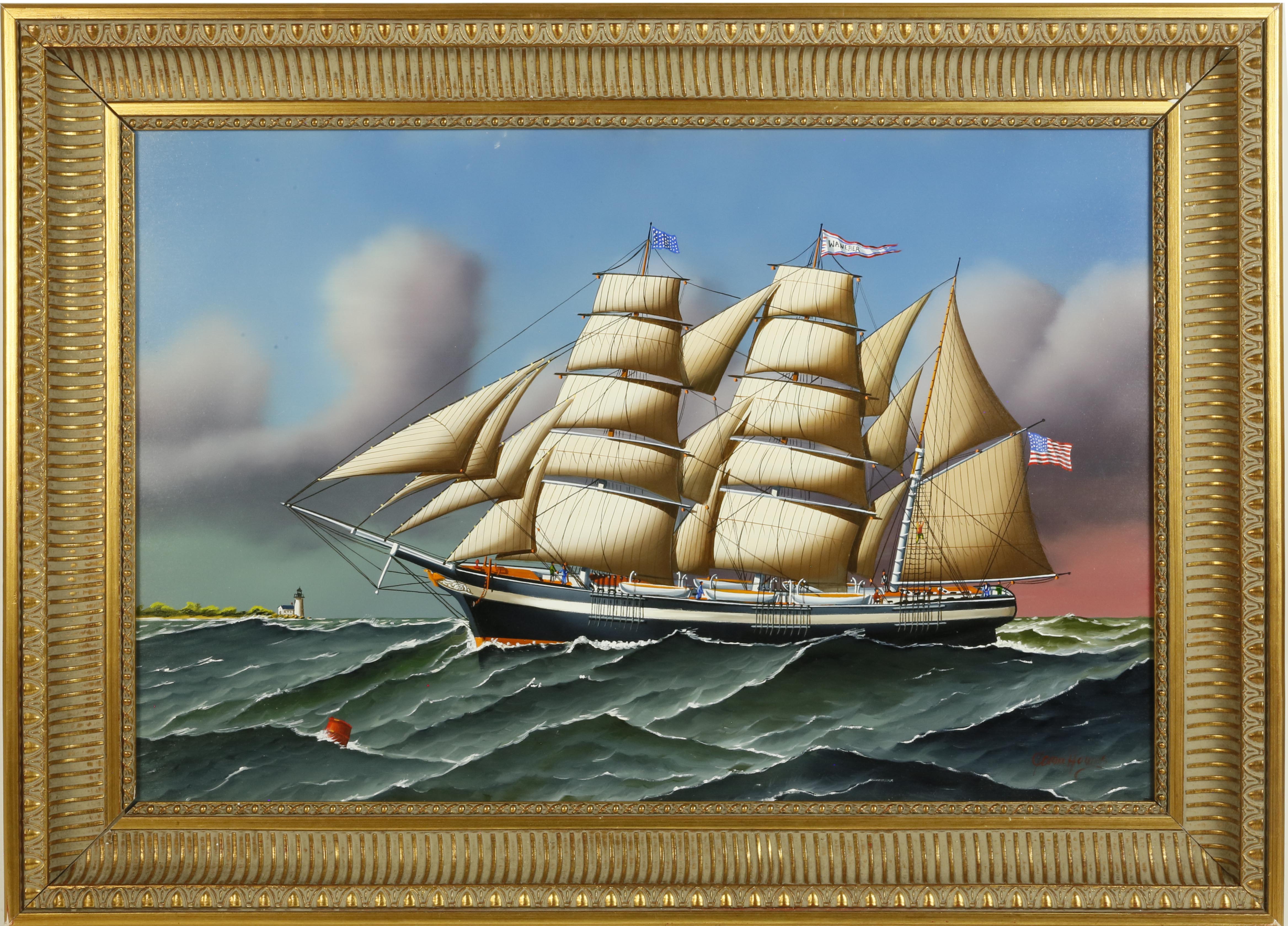 Jerome Howes Oil on Board “The Wanderer” - Jerome Howes Oil on Board ...