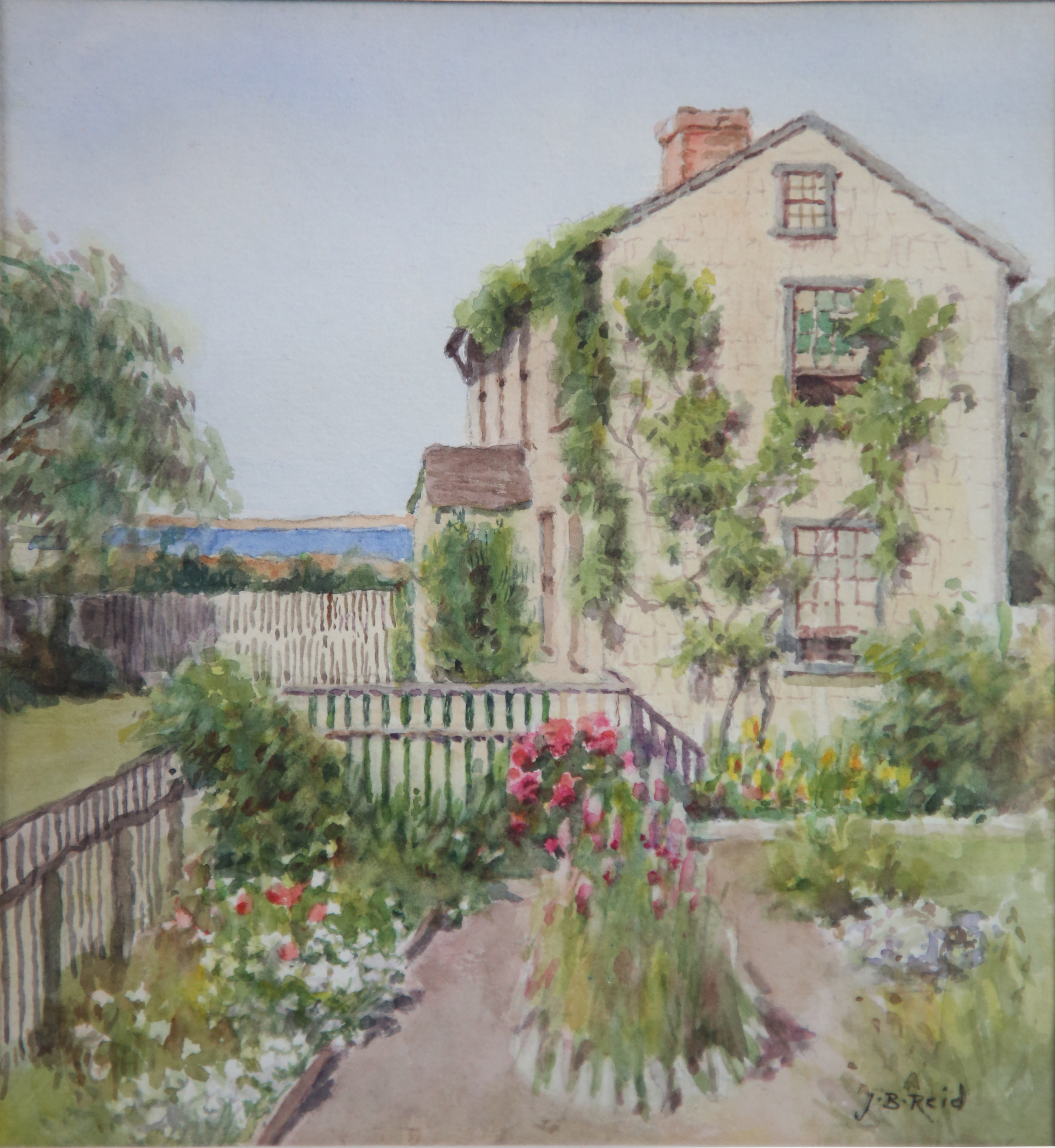 J.B. Reid Nantucket Watercolor Painting - Jane Brewster Reid Watercolor ...