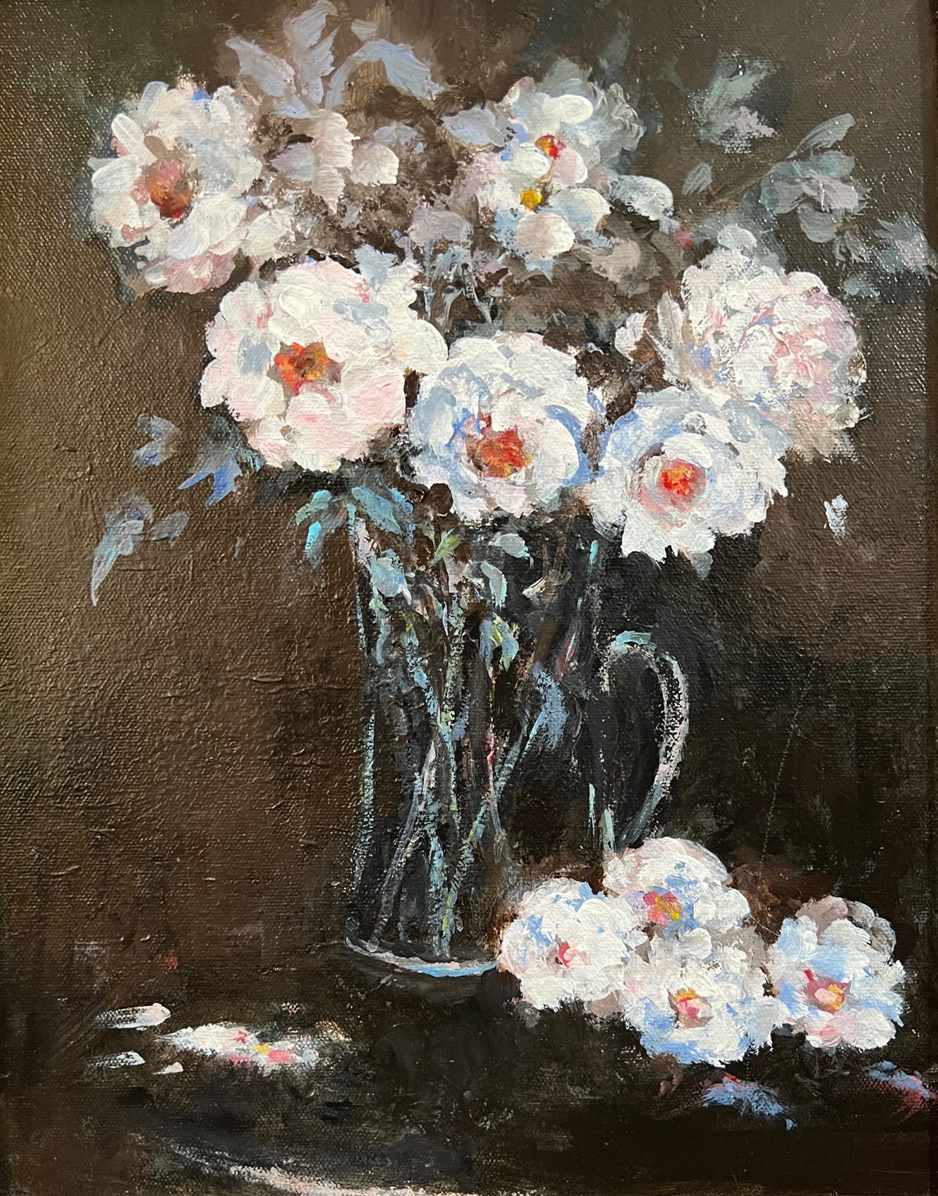 Peter Guarino Oil on Canvas “Floral Still Life” - Peter Guarino Oil on ...