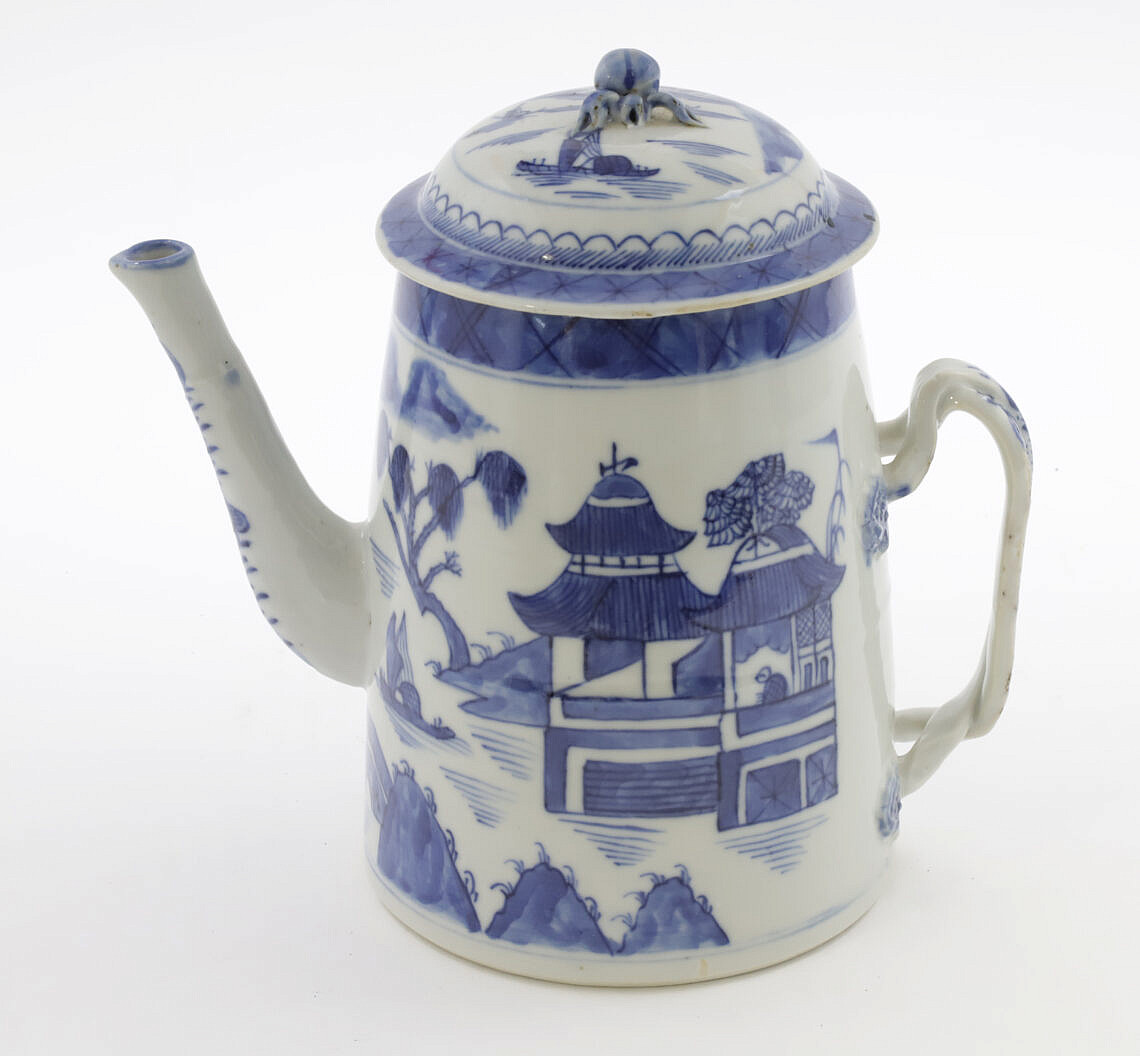 Canton Lighthouse Teapot 19th Century - Canton Lighthouse Teapot, 19th ...