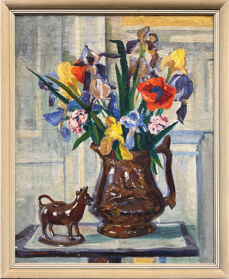 Ruth Haviland Sutton Oil on Canvas "Floral Still Life" - Ruth Haviland ...