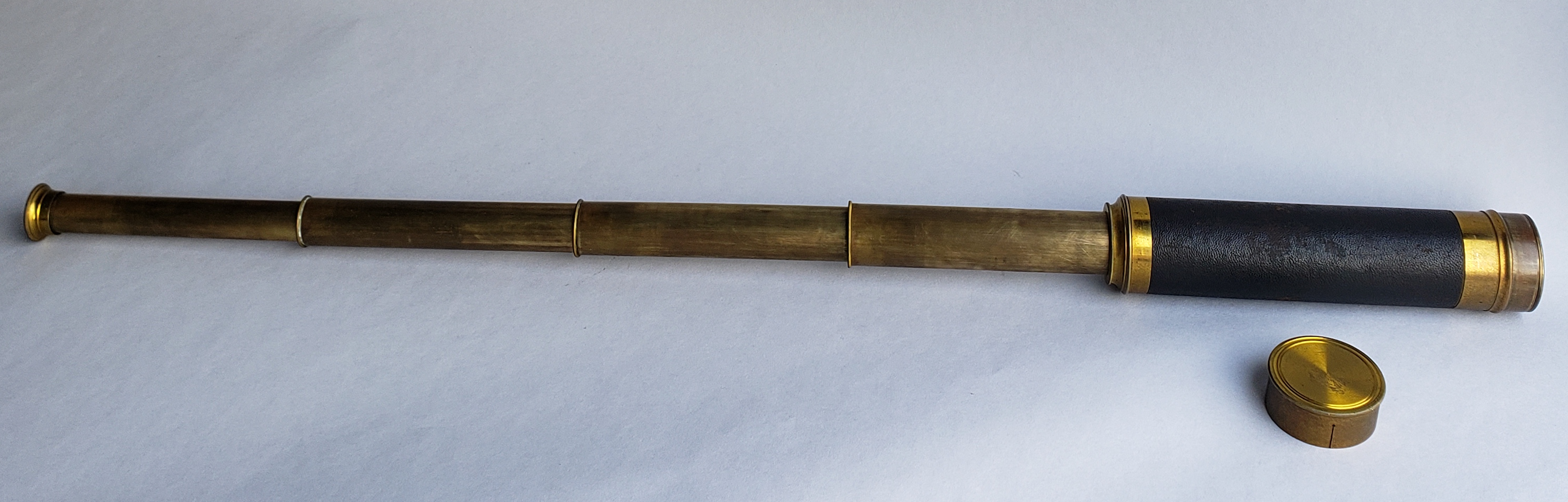 Antique Ship Captain's Spyglass - 4 Draw Ship Captain’s Spy Glass, 19th ...