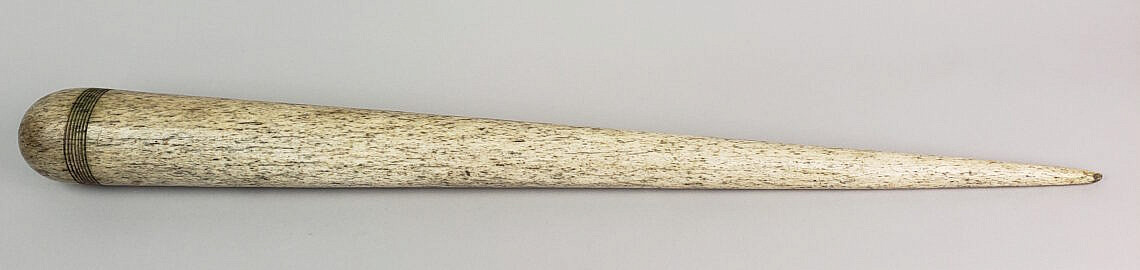 Antique 19th Century Whalebone Fid - Heroic Antique Whalebone Fid ...