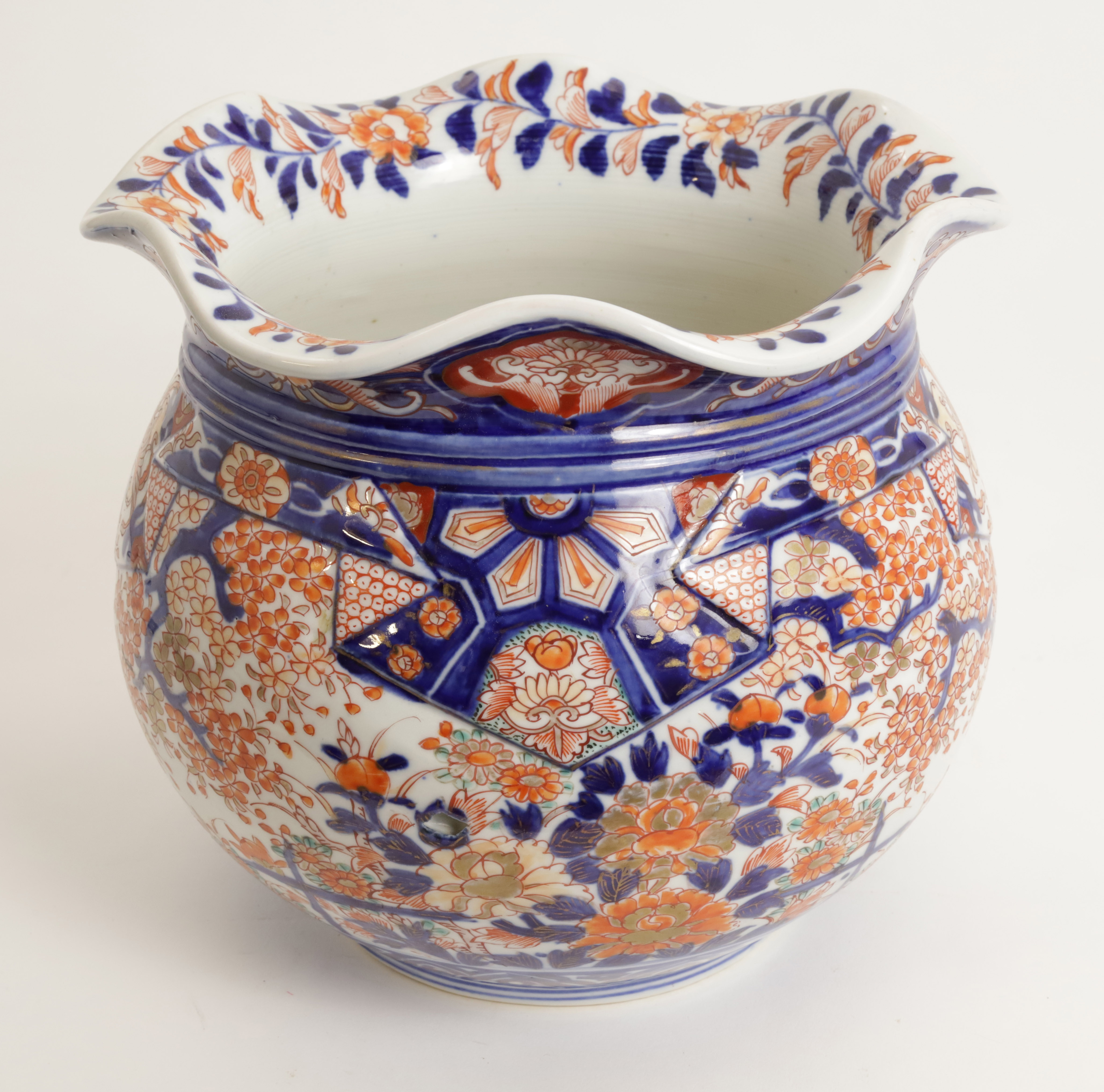 Antique Asian Imari Cache Pot 19th Century - Antique Asian Imari Cache ...