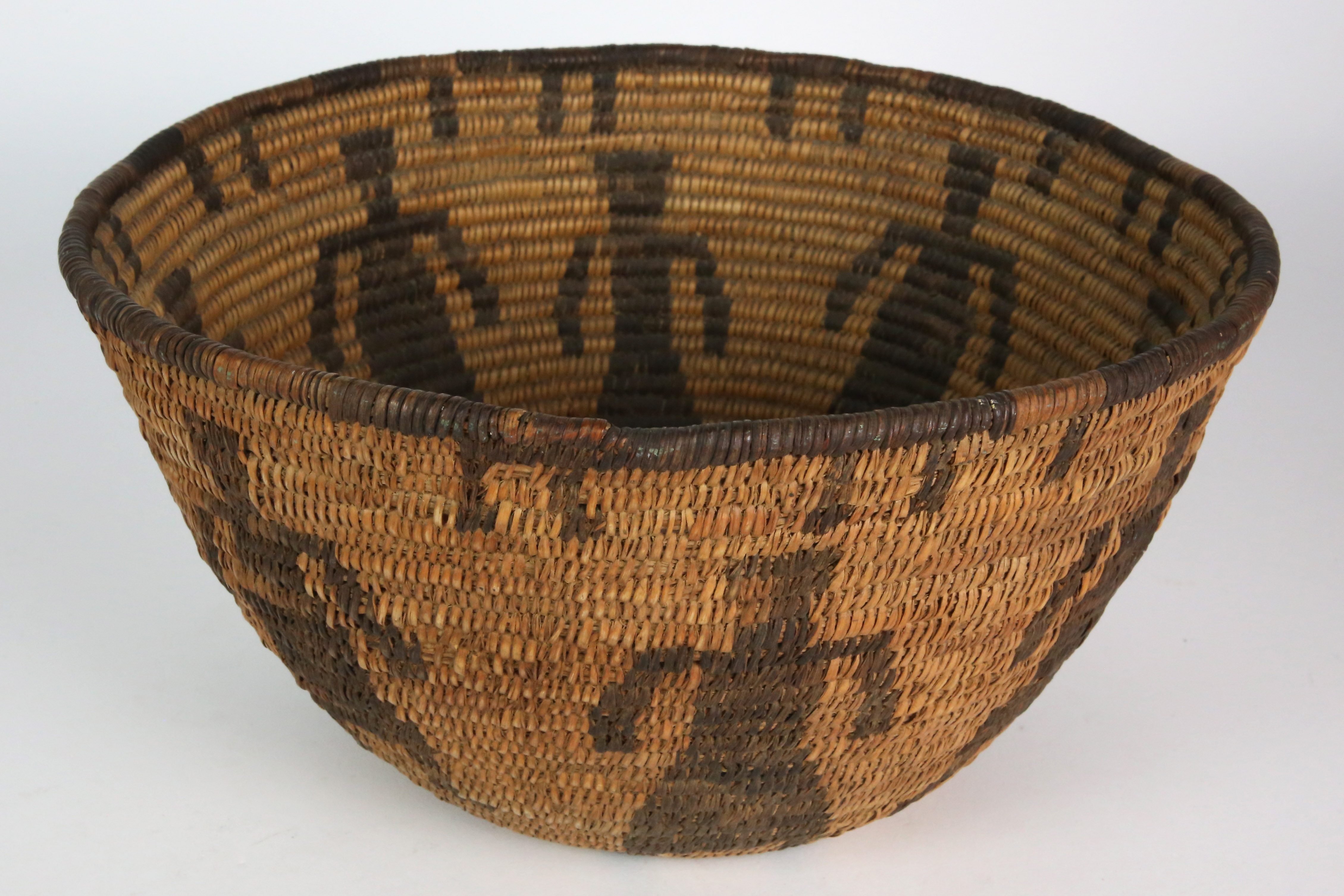 Antique Native American Indian Woven Storage Basket Circa 1920 ...