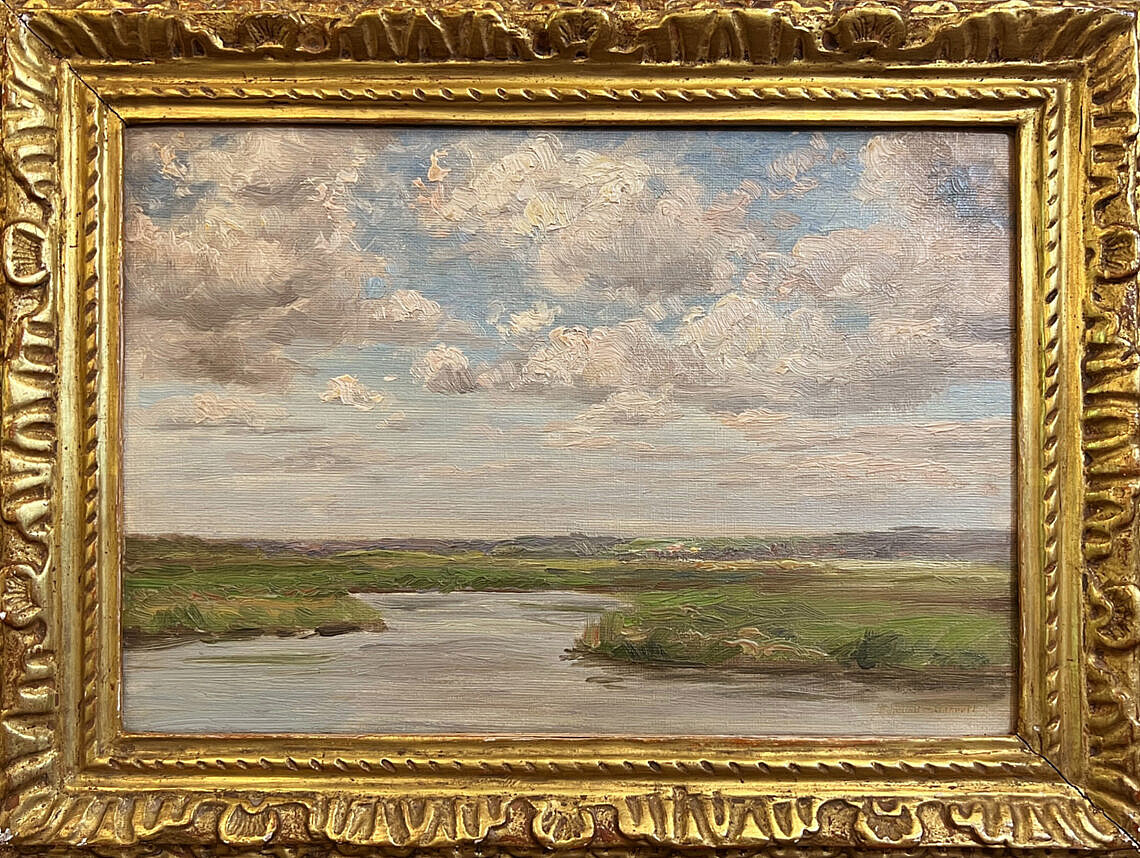Edmund Henry Garrett (Massachusetts 1853-1929) Oil on Artist Board "The ...