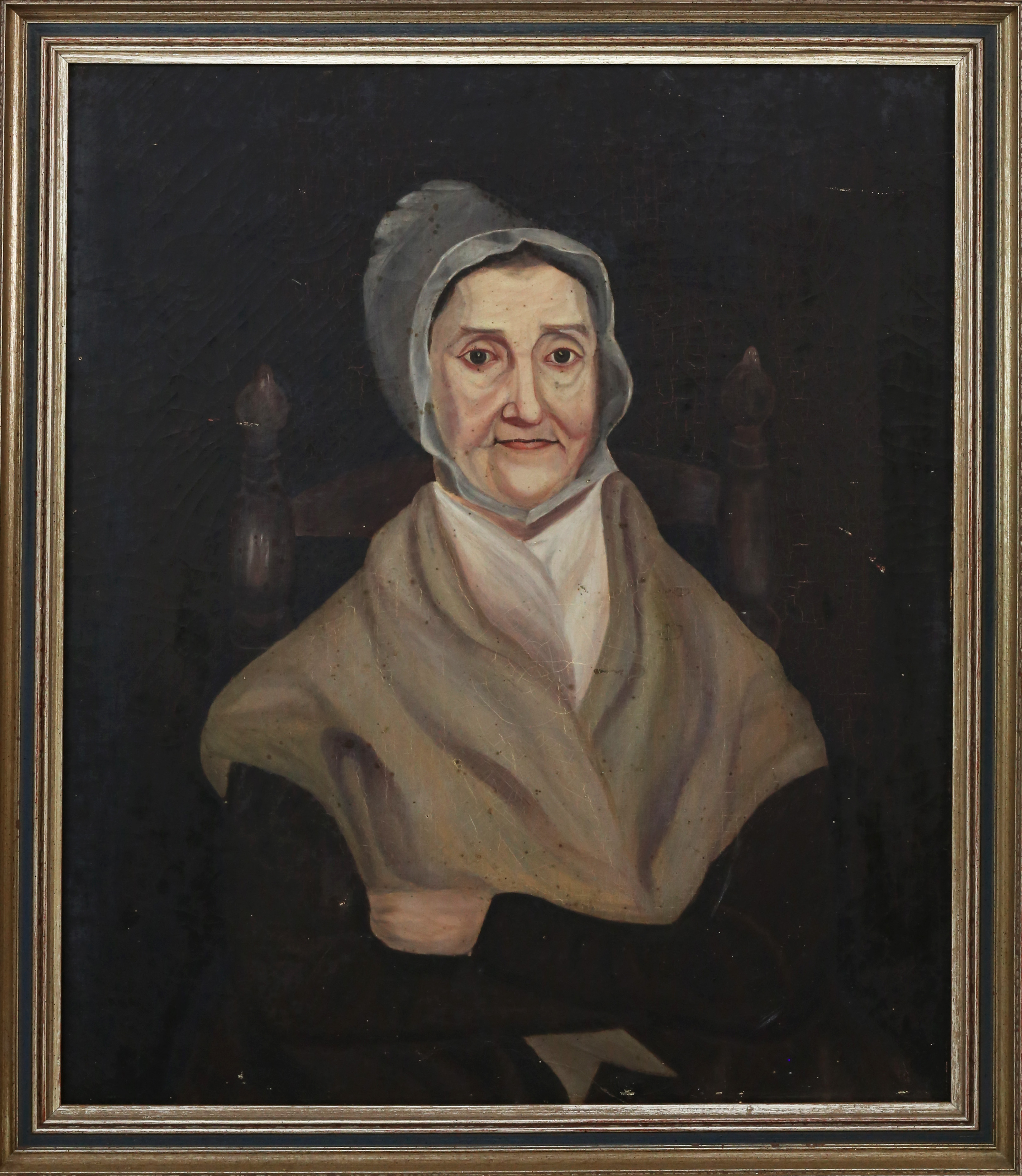 Boston Oil on Canvas "Portrait of a Quaker Woman" - Boston Oil on ...
