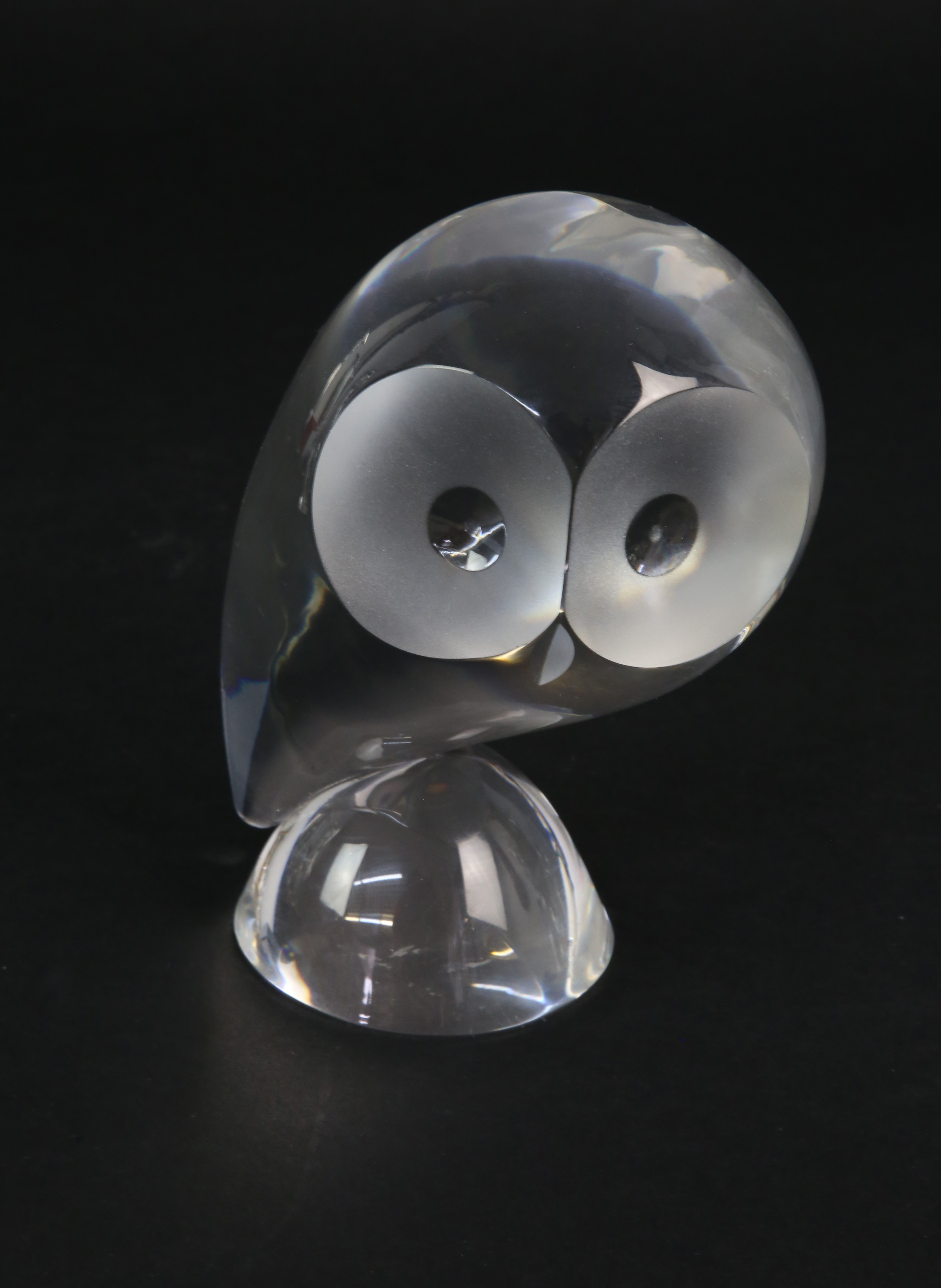 Signed Steuben Crystal Large Owl - Signed Steuben Crystal Large Owl ...