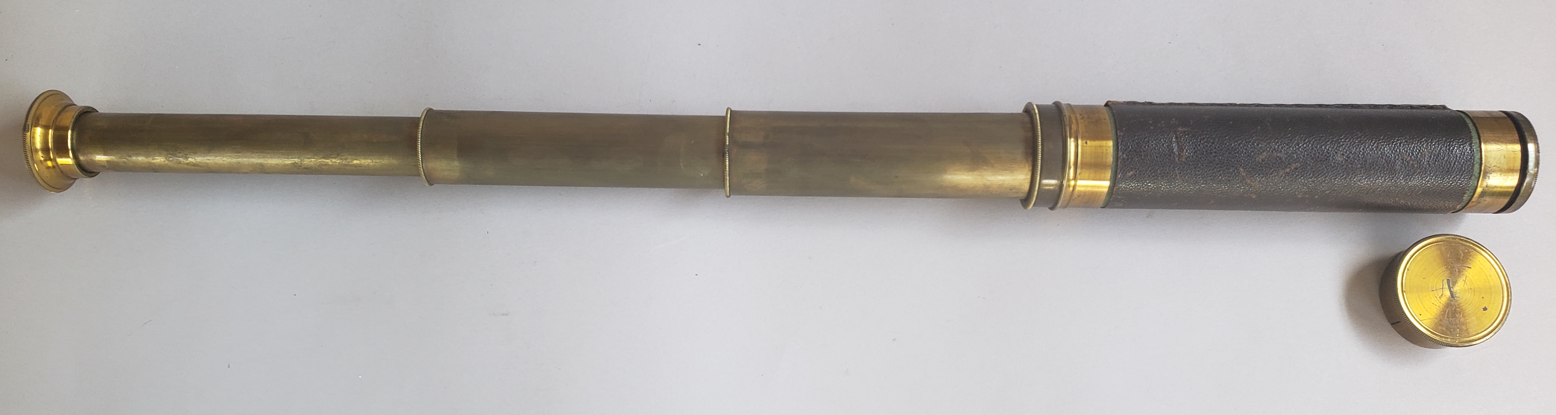 Antique Captain's Sailor's Spyglass - Diminutive Antique Three Draw ...