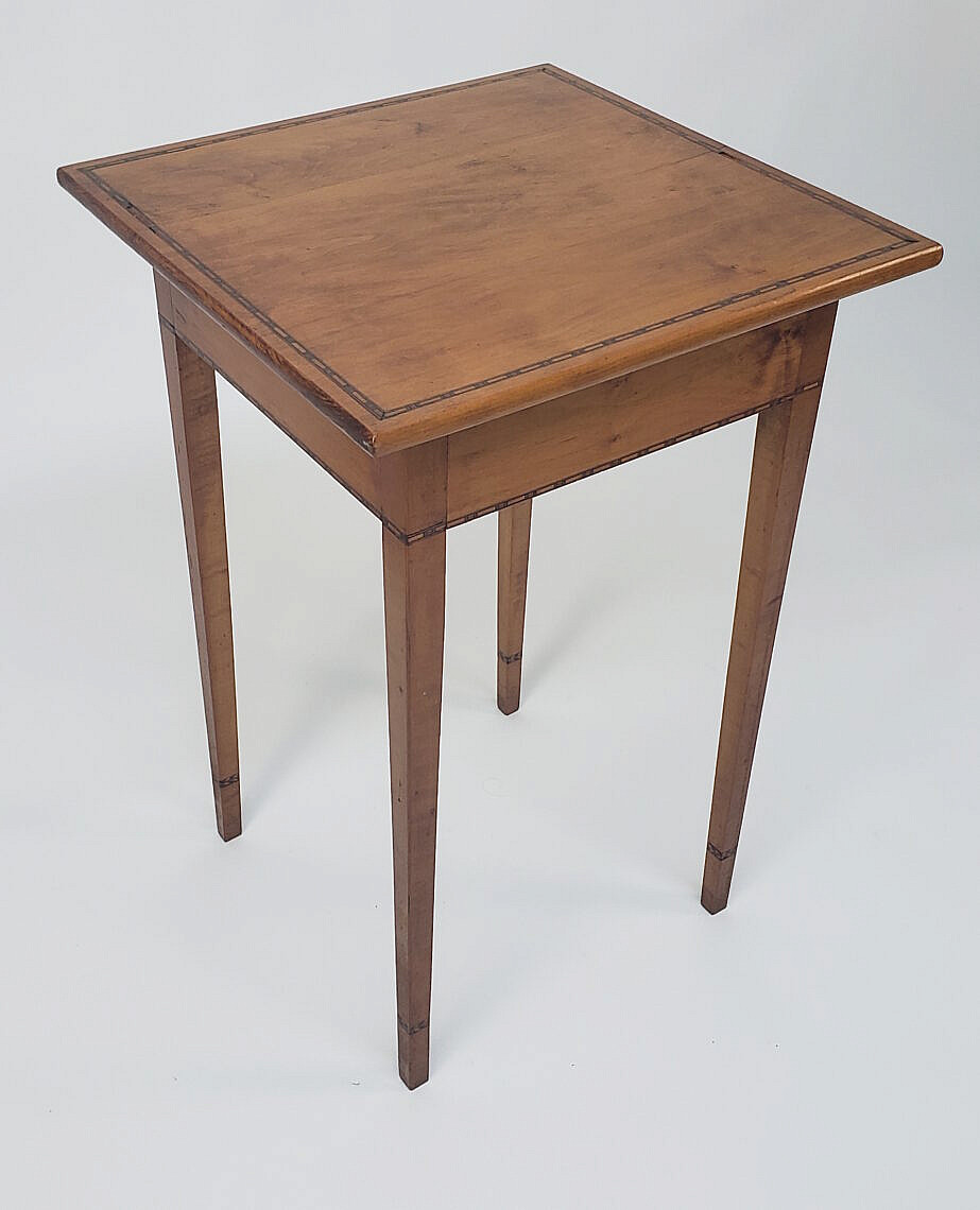 Antique Hepplewhite Inlaid Night Stand - Antique Hepplewhite Maple ...
