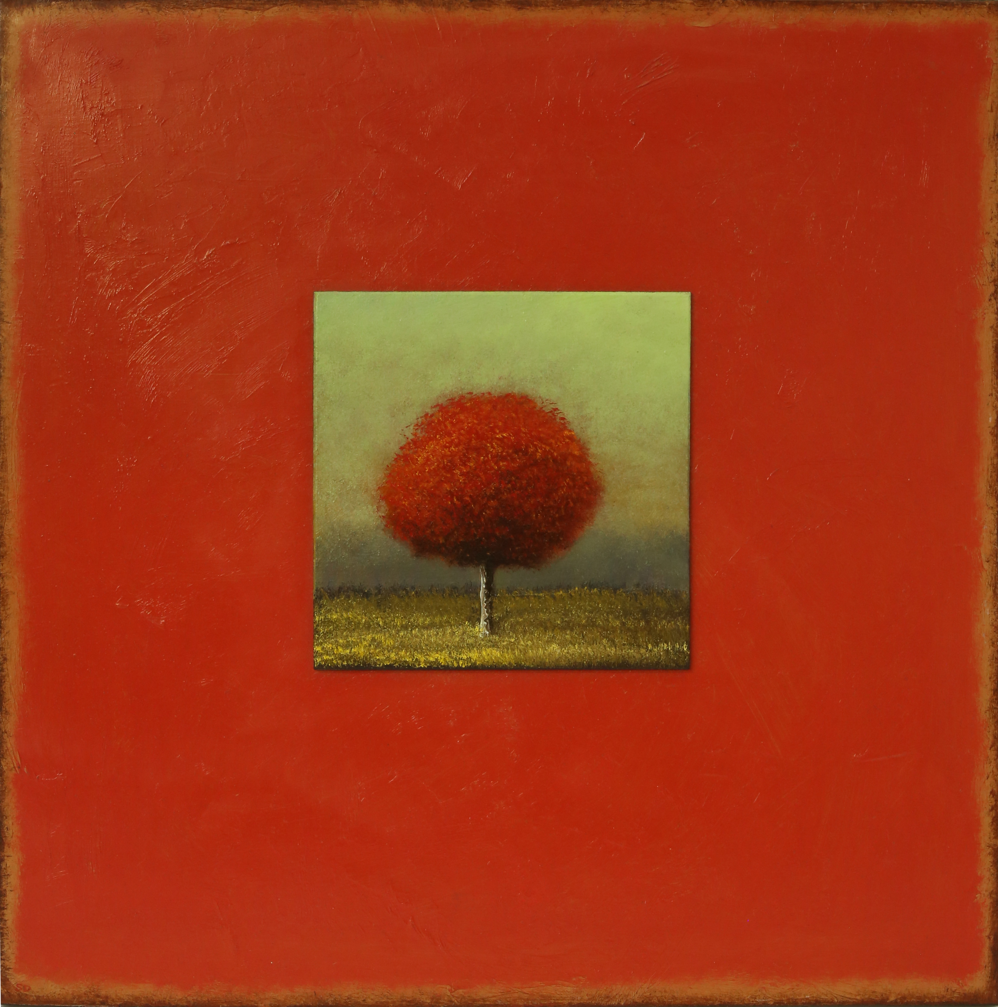 Scott Duce Oil on Panel "Lasher Rain" circa 2005 - Scott Duce Oil on ...