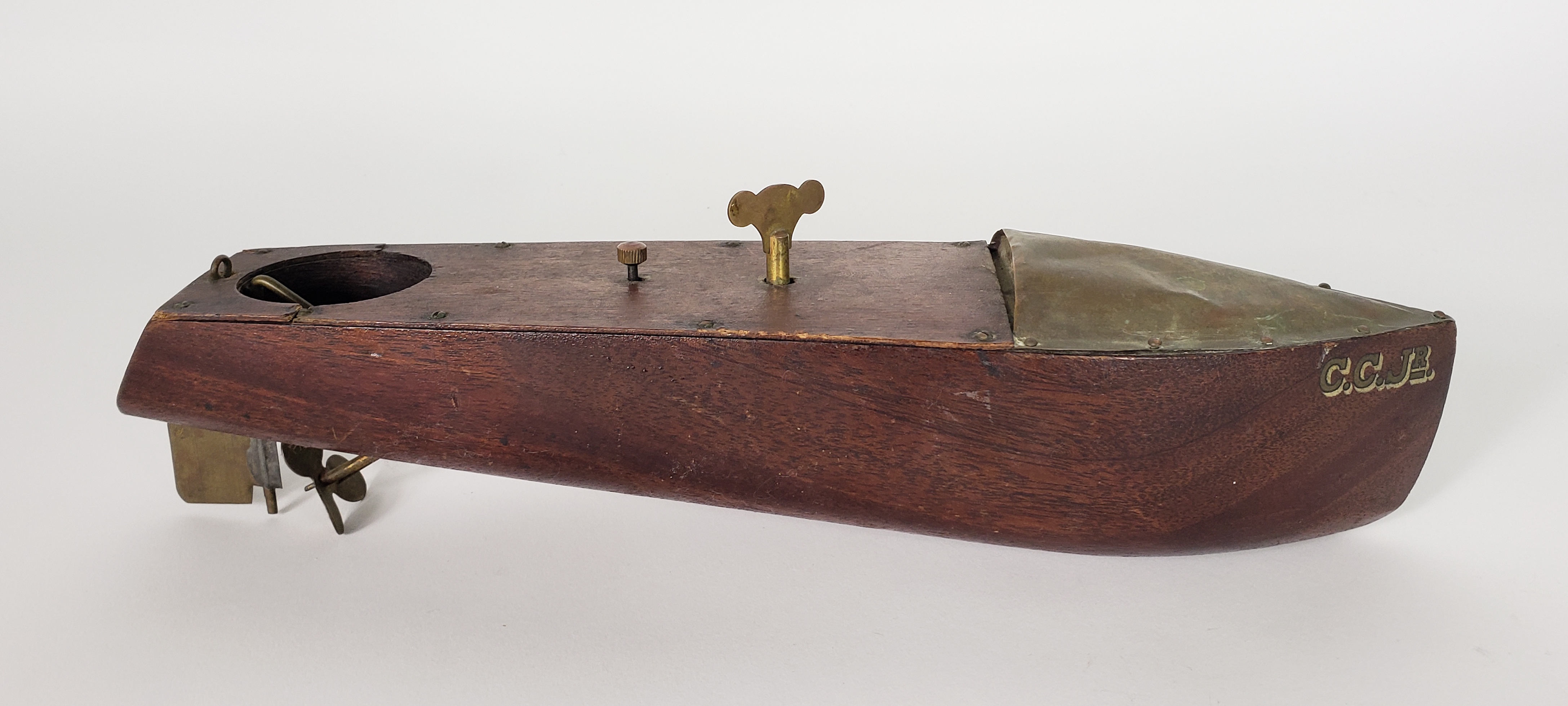 Antique Mengel Playthings Wind Up Toy Boat Model - Antique Mengel ...