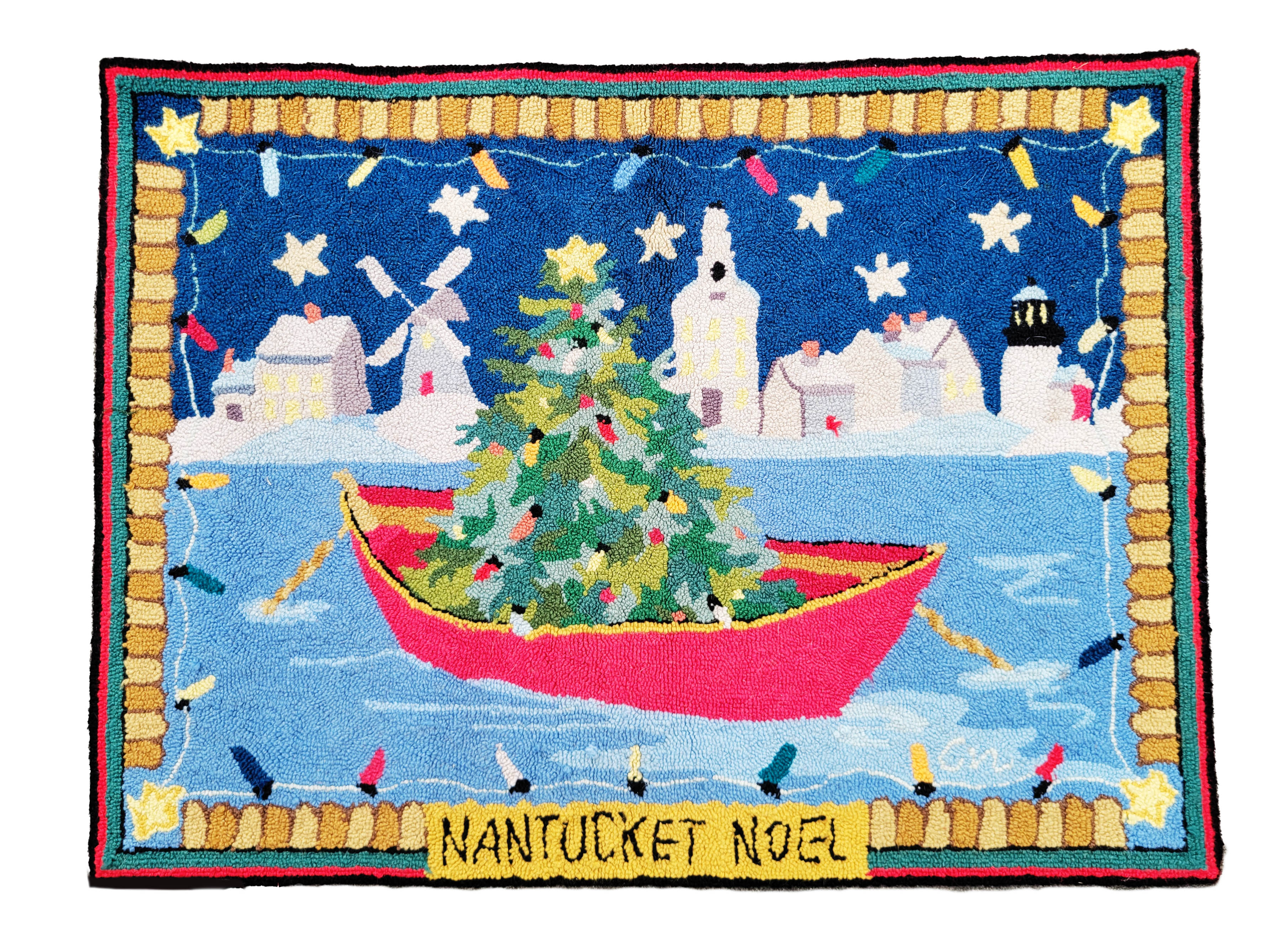 Claire Murray Hooked Rug Nantucket Noel - Claire Murray Christmas ...