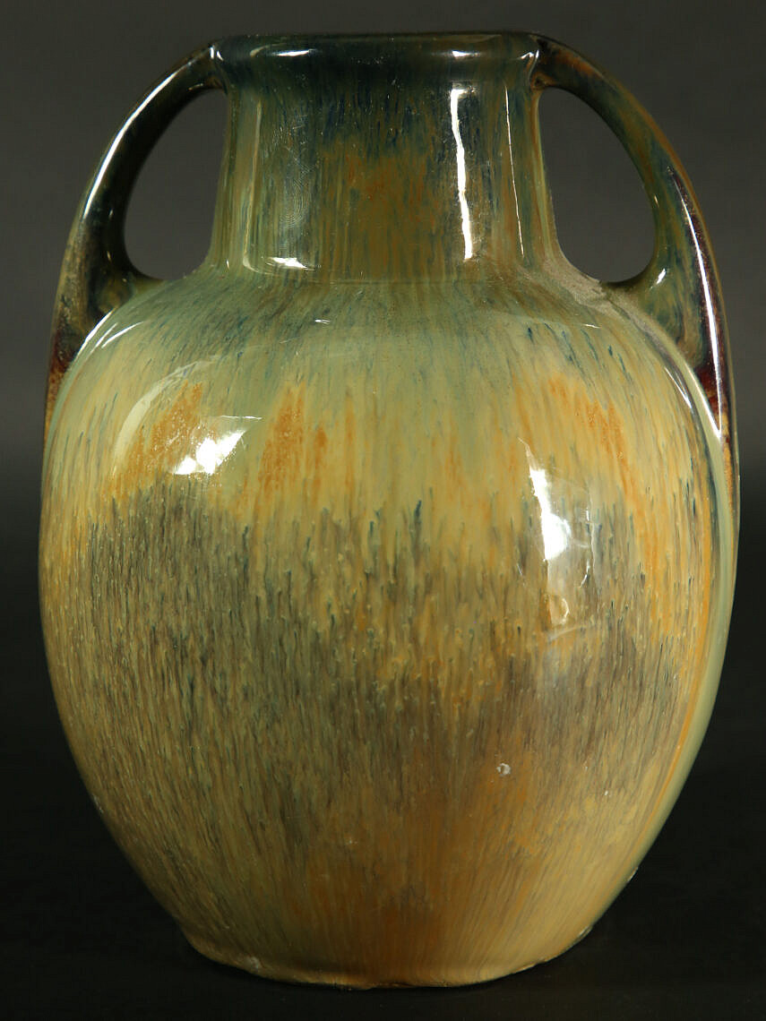 Fulper Pottery Flambe Glazed Two-Handled Vase Early 20th Century ...