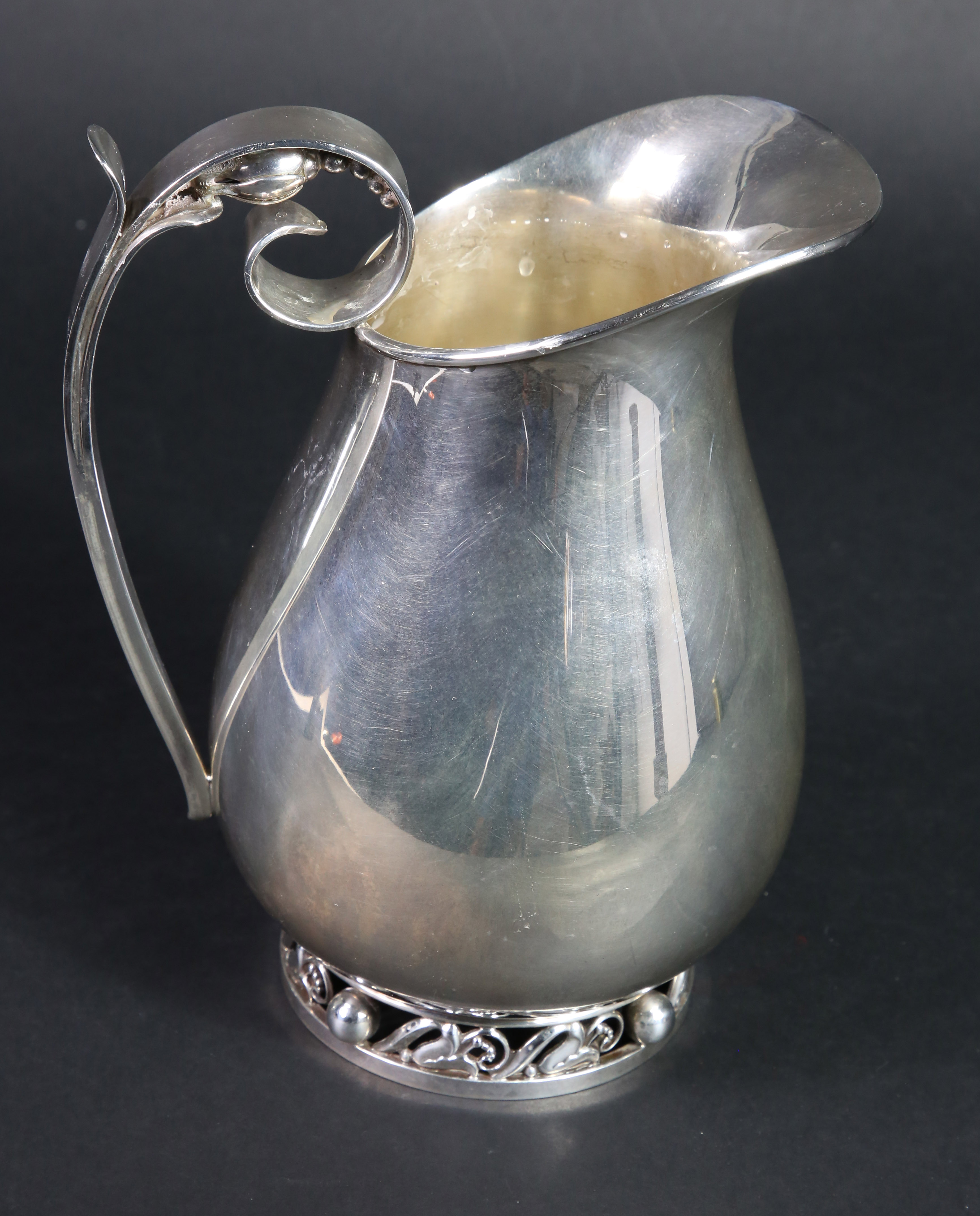 International Sterling Silver Pitcher "La Paglia Designed ...