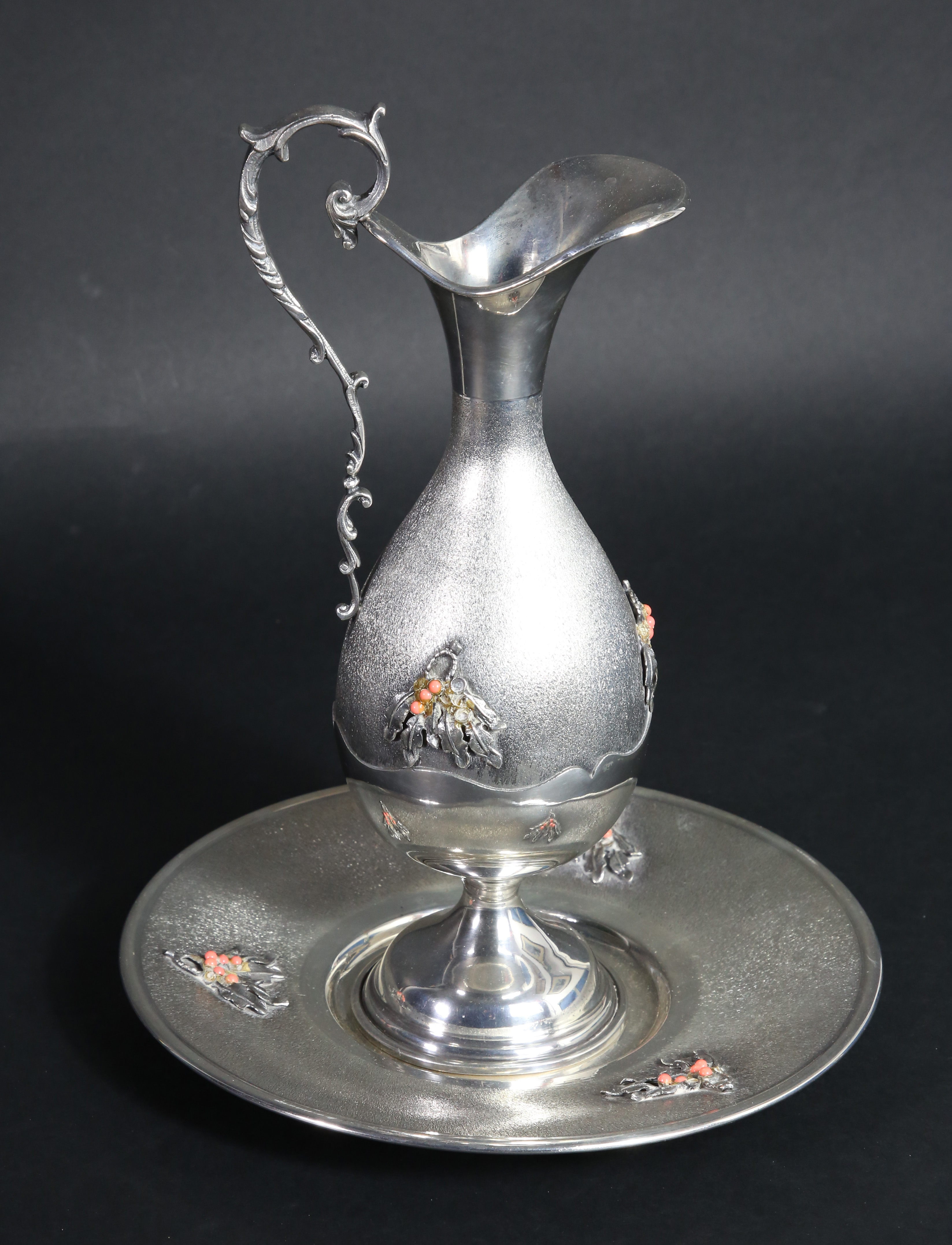 Ecclesiastical Silver Wine Ewer Marked S & F Swift and Fisher ...