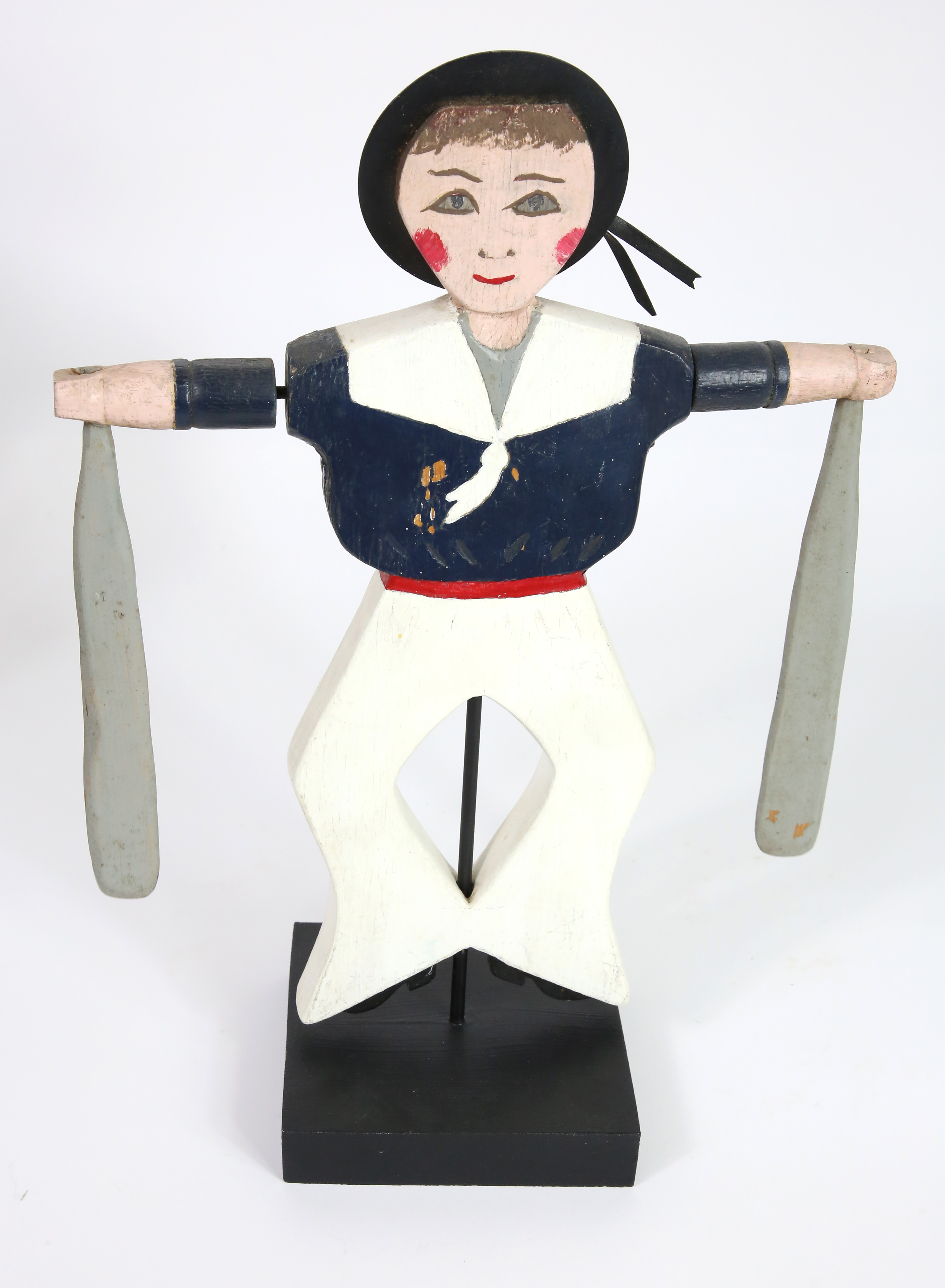 Folk Art Nantucket Sailor Whirligig - Folk Art Nantucket Sailor ...