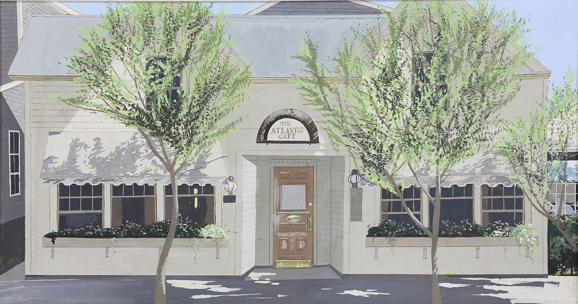 John Austin Tempera on Artist Board "The Atlantic Cafe" - John Austin ...