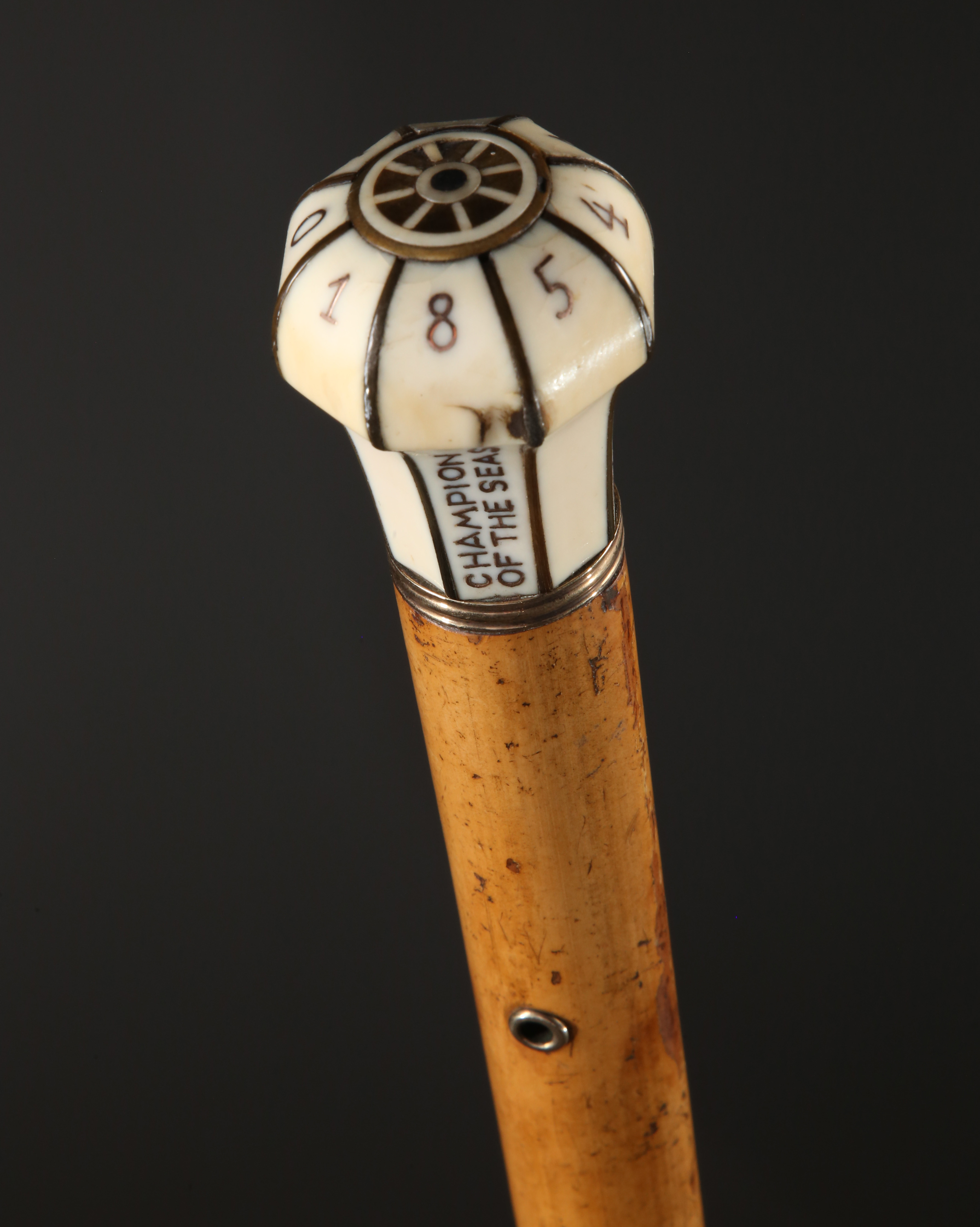 Whaleman Made Presentation Game Stick 19th Century - Whaleman Made ...