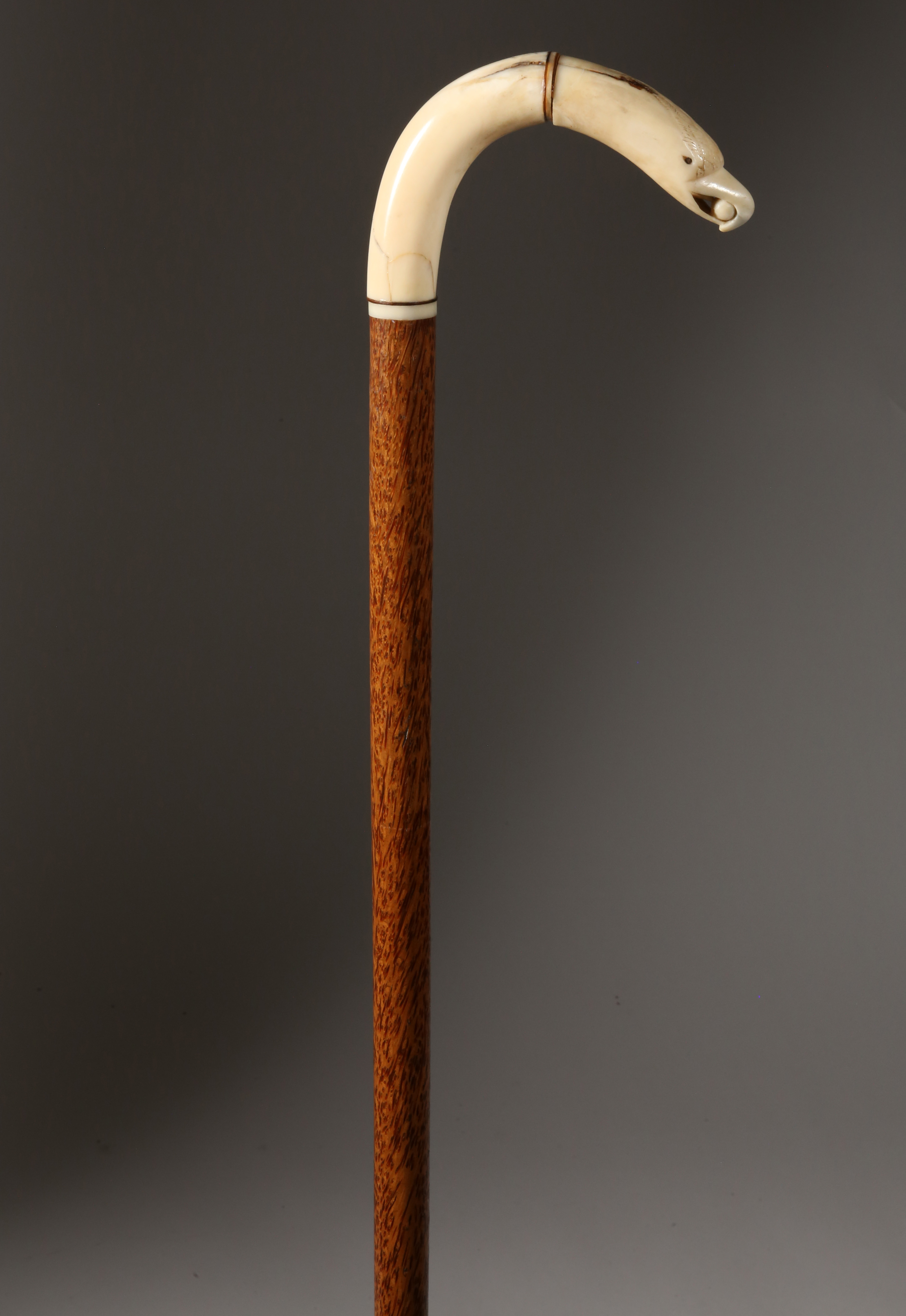 Whaleman Made Eagle Head Cane 19th Century - Whaleman Made Eagle Head ...